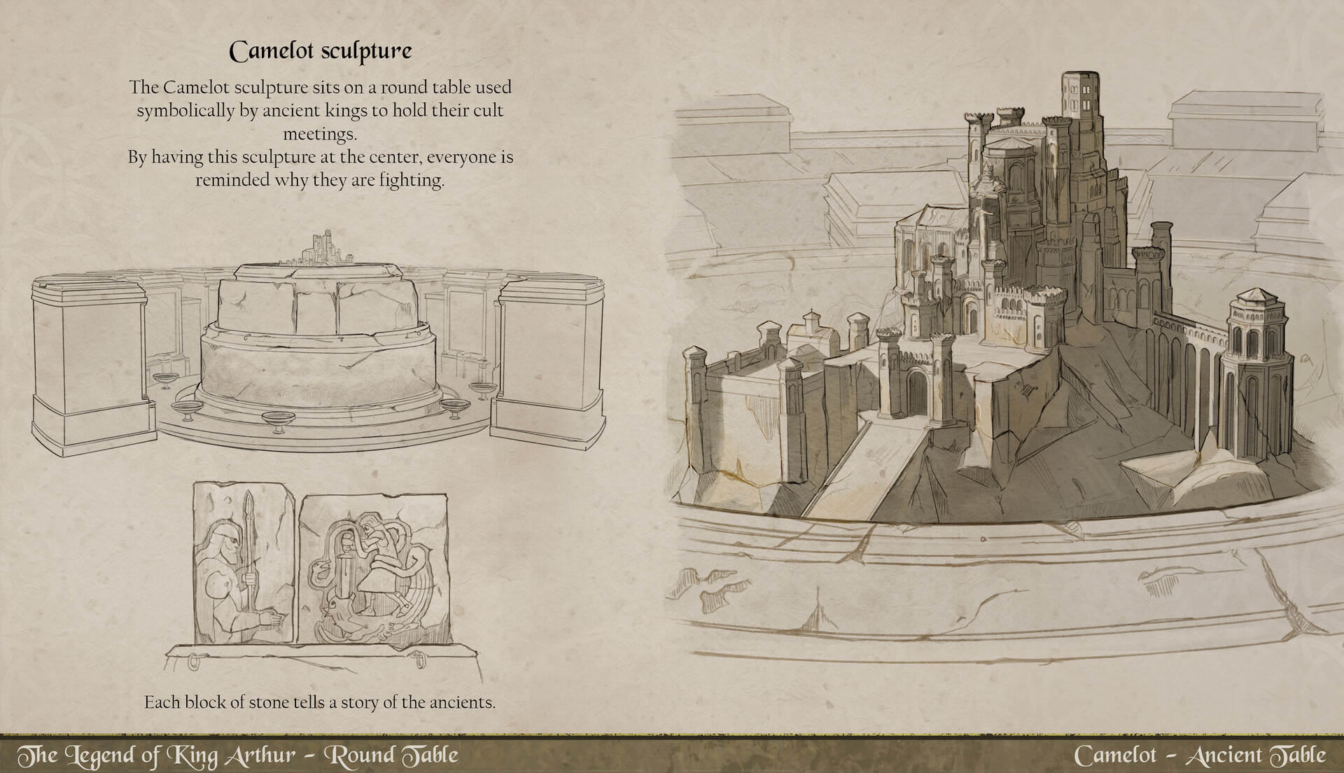 king arthur round table coloring pages