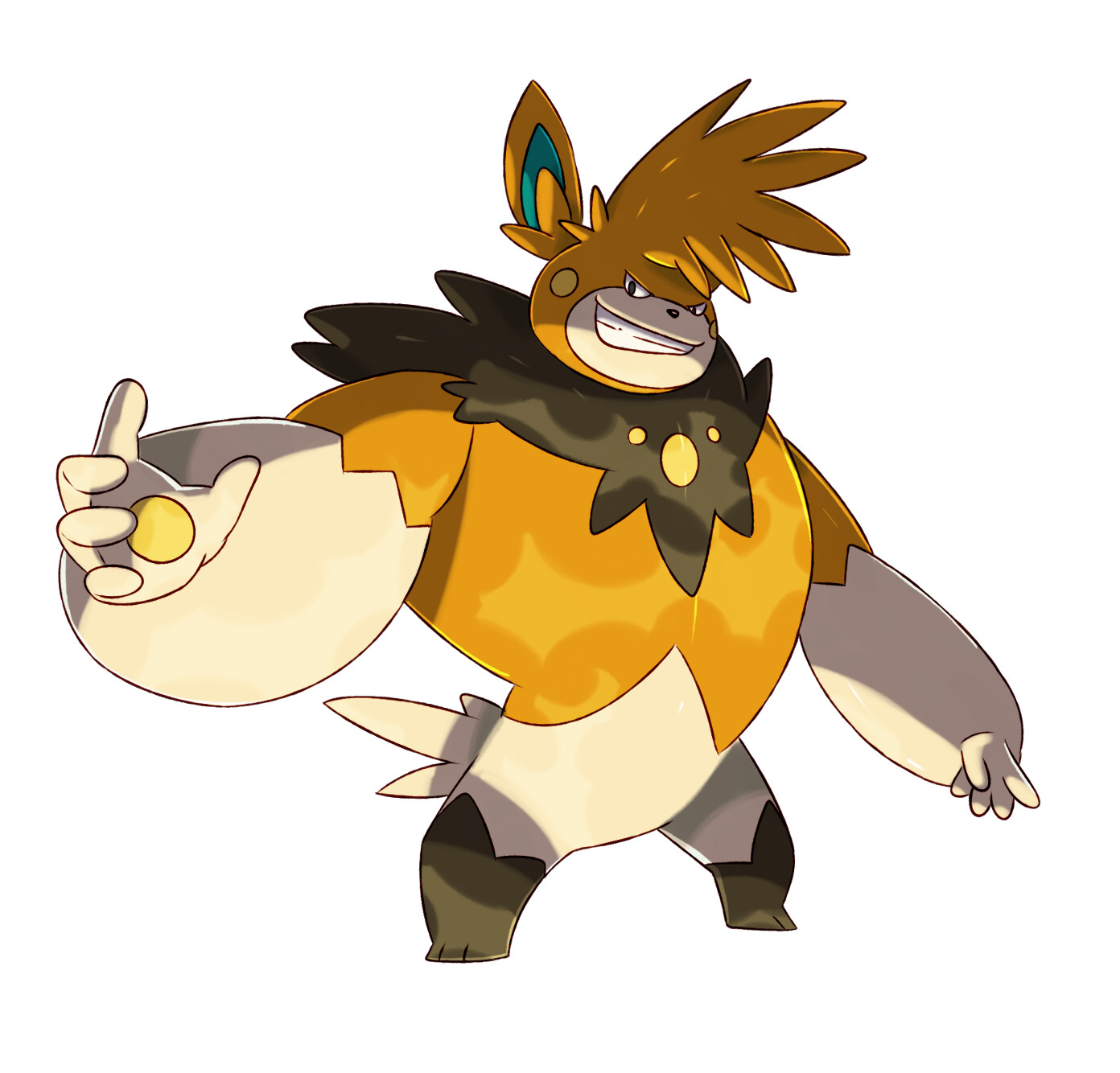 ArtStation - Pawmot Redesign by Faekmon/Bae Fakemon