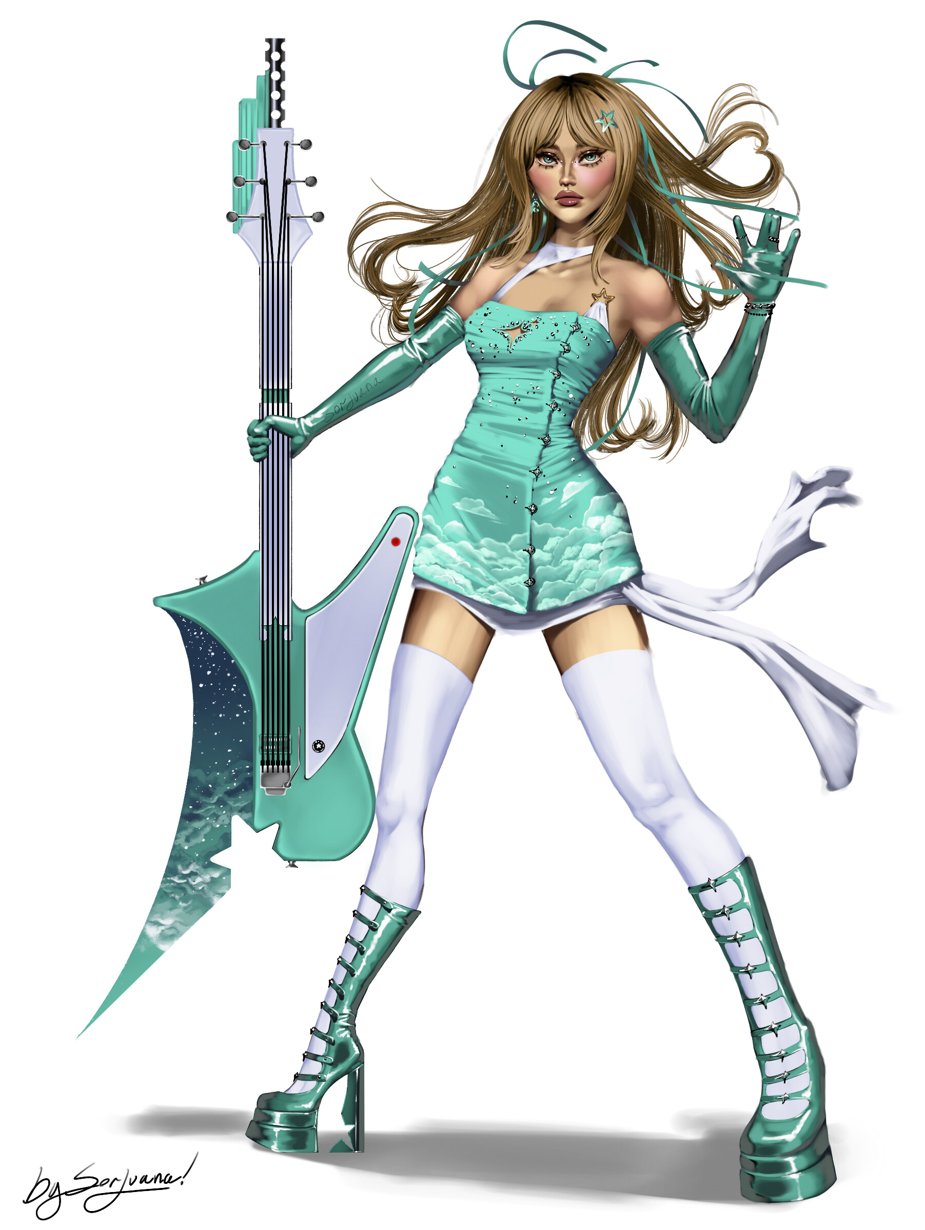 ArtStation - Magical Girl of Star power