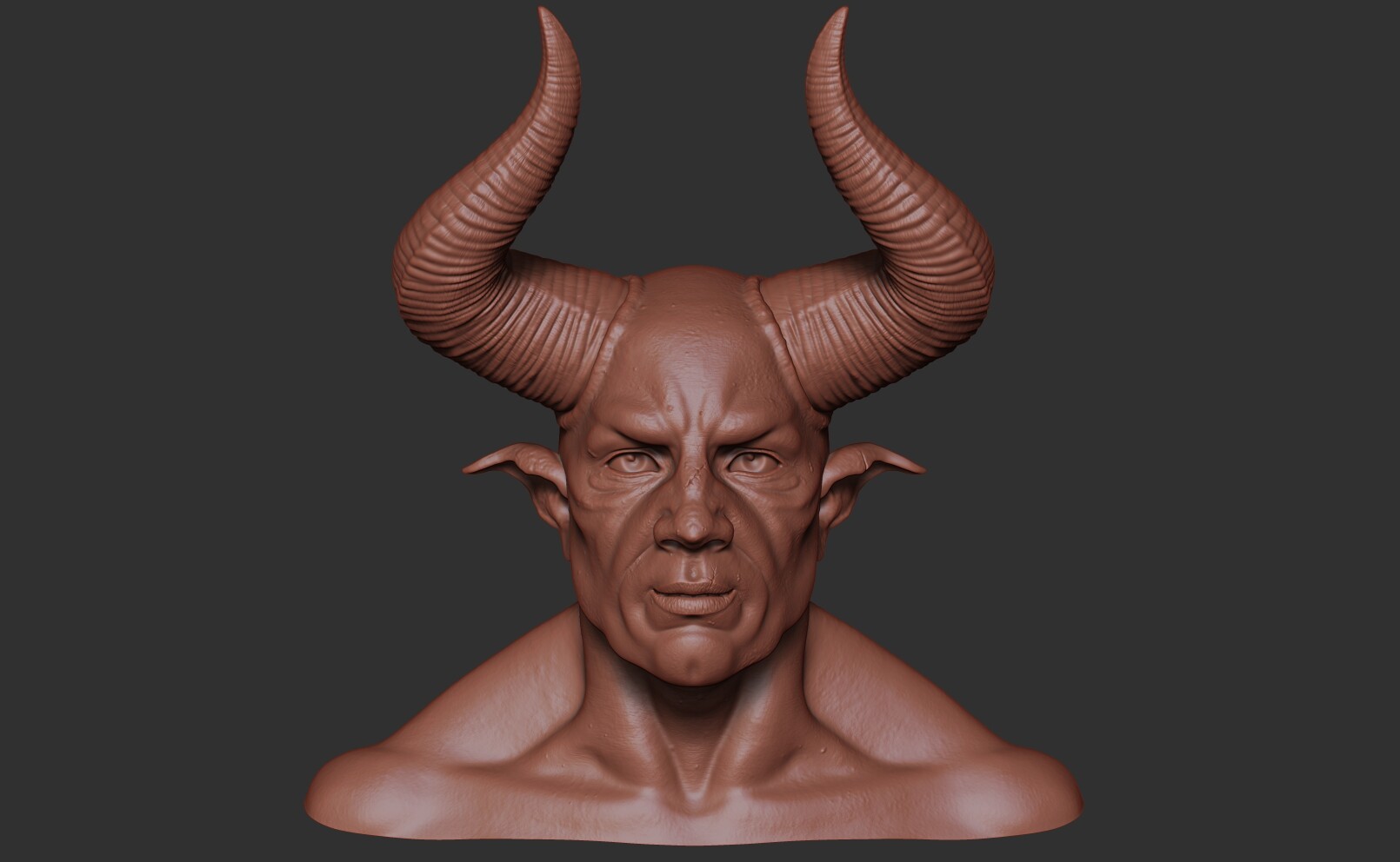 ArtStation - evil creature, quick sculpt
