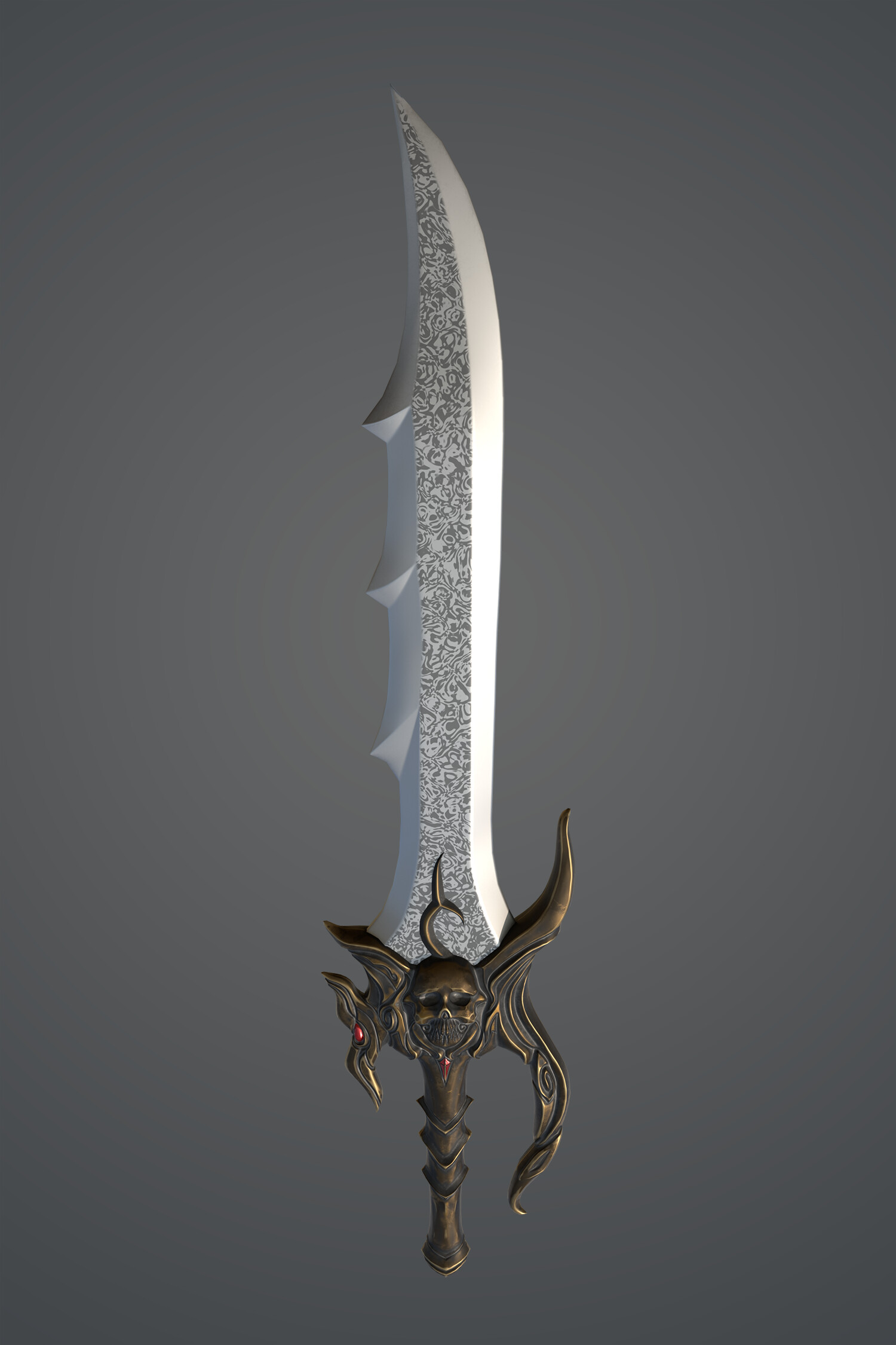 ArtStation - Melee Weapon_broadsword01