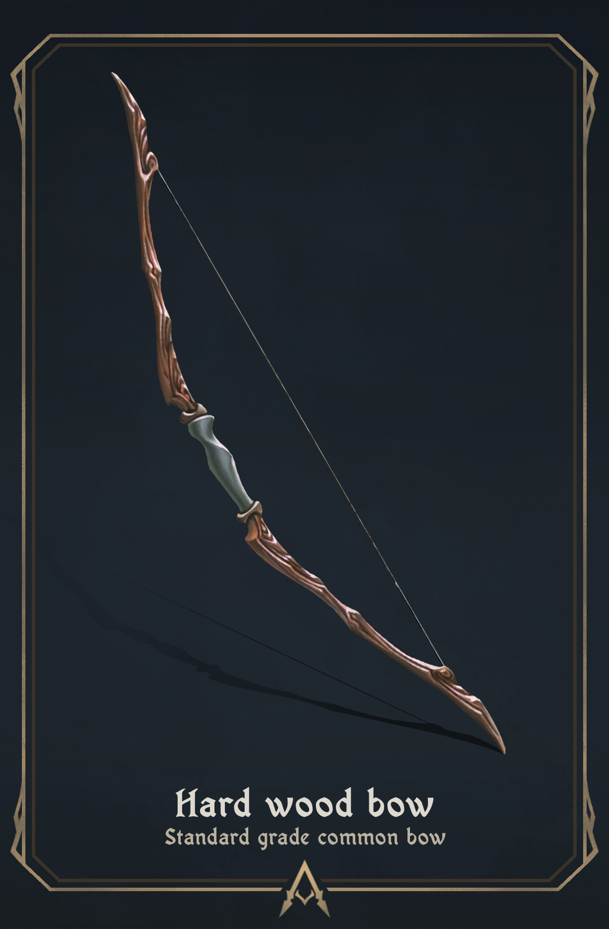 ArtStation - Hard wood bow