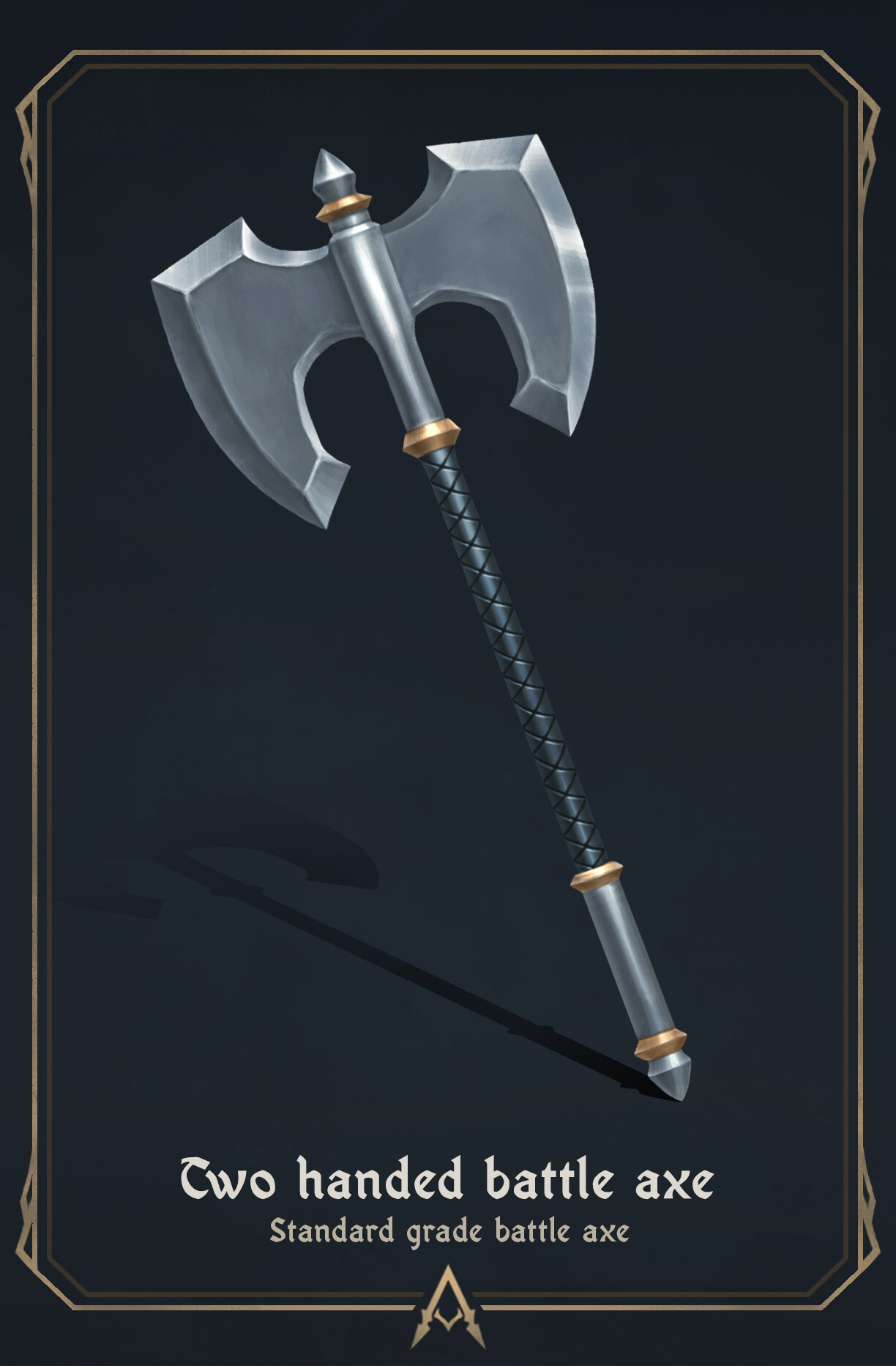 ArtStation - Two handed battle axe