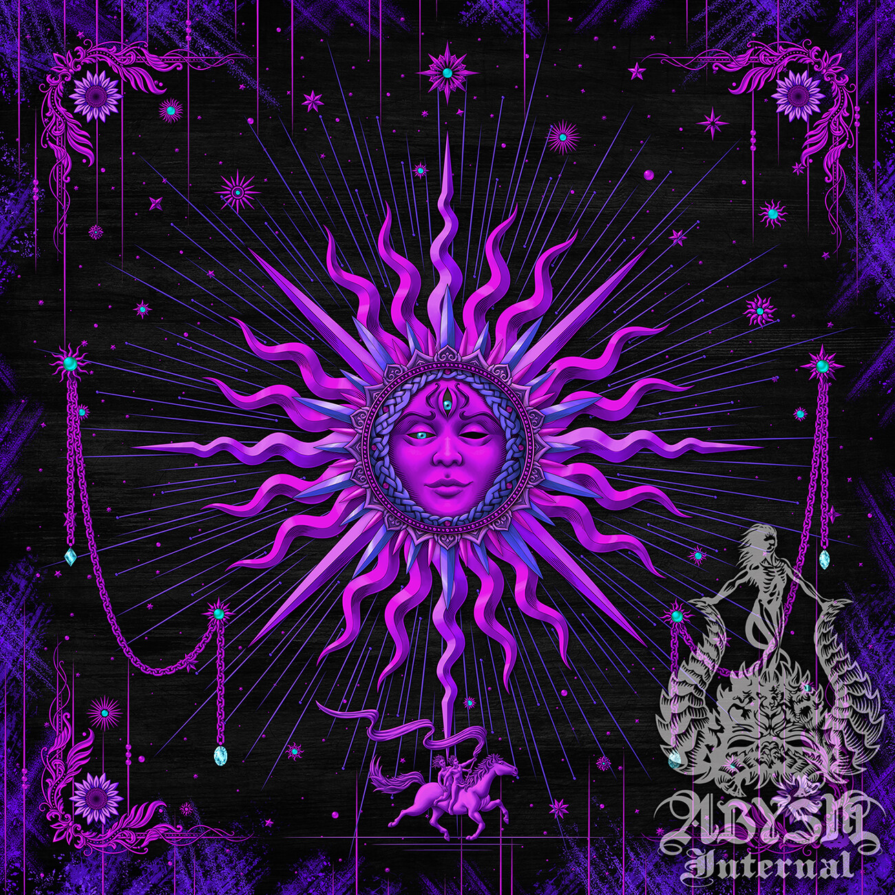 Putridus Cor - The Sun - Gothic Tarot Arcana