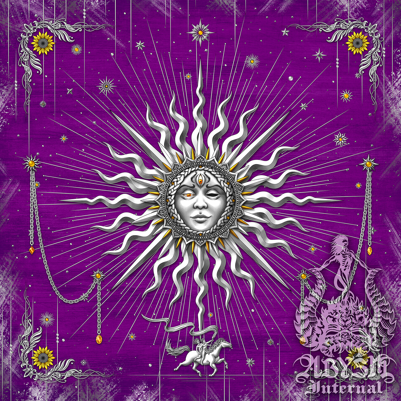 Putridus Cor - The Sun - Gothic Tarot Arcana