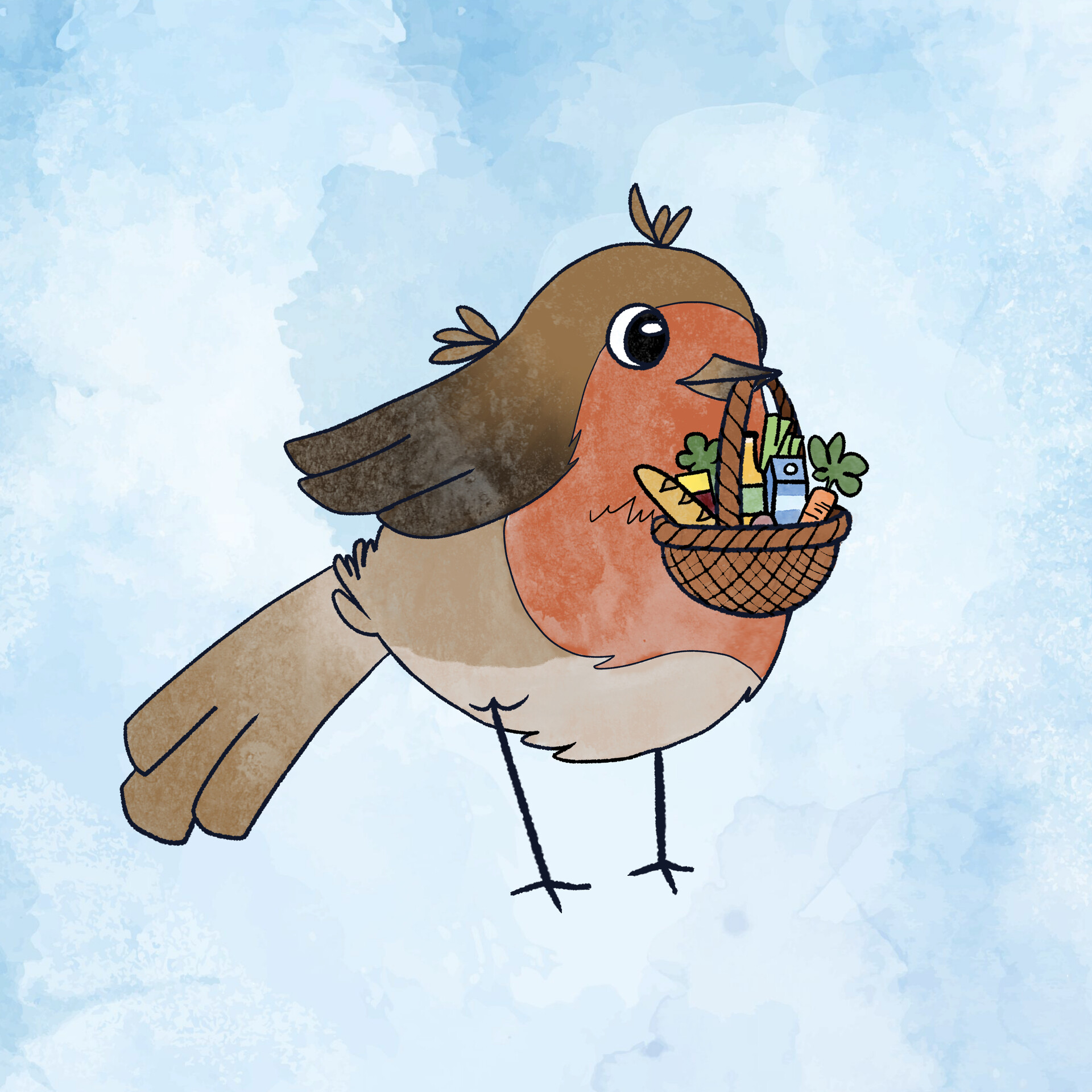 ArtStation - Robin mascot