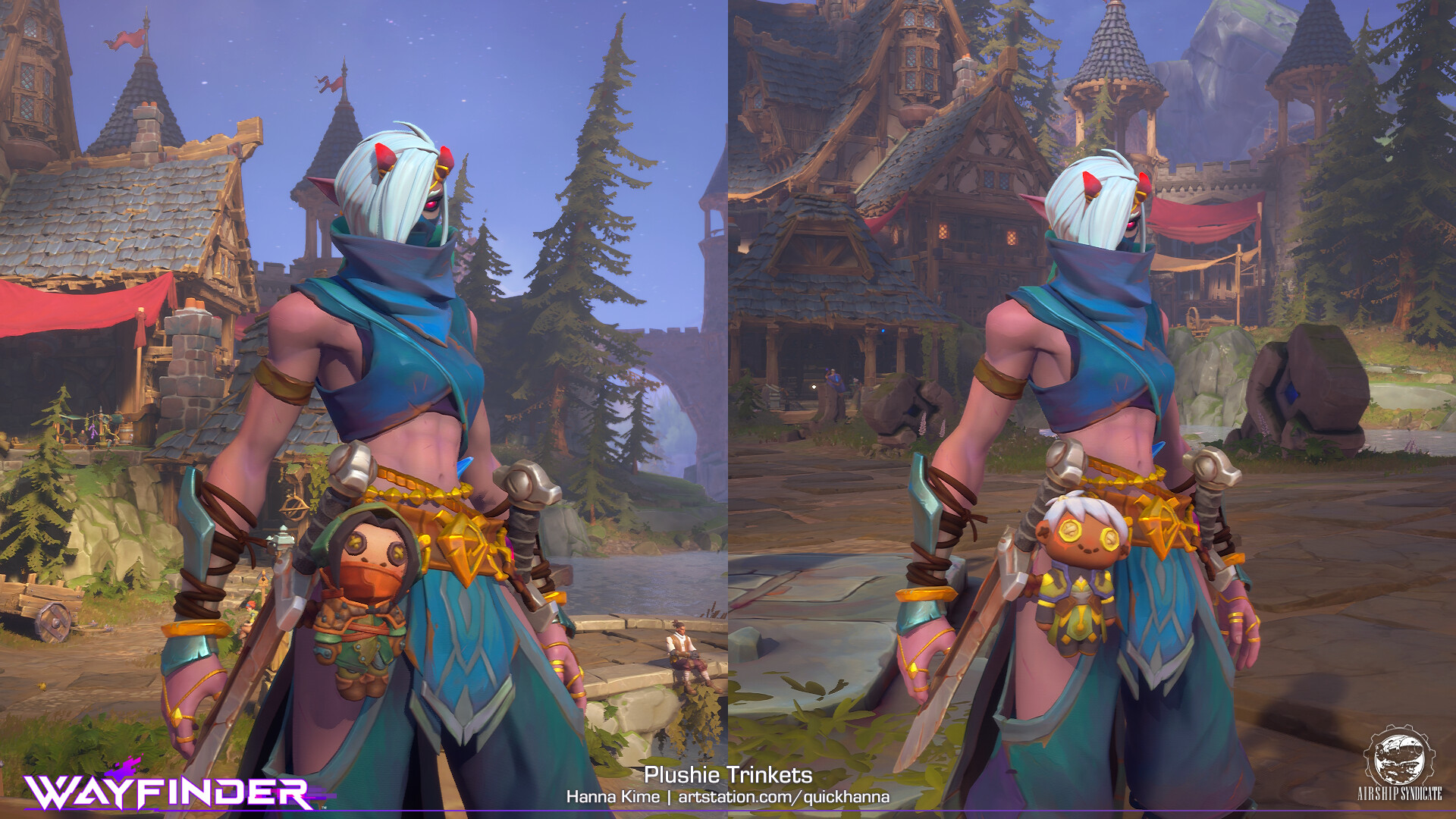 Hanna Kime's Portfolio - NPC Plushie Trinkets - Wayfinder