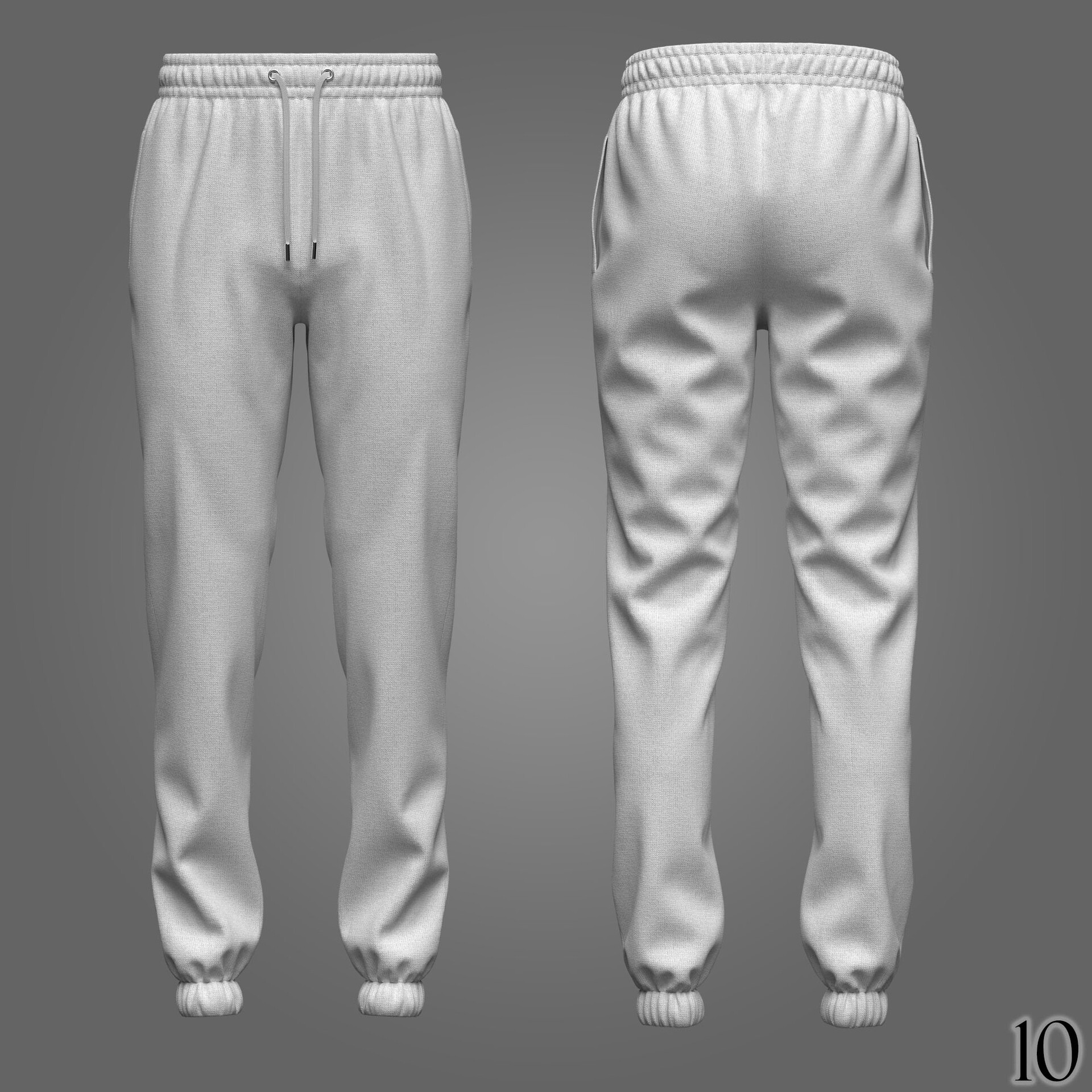 ArtStation - Mens Jogger 02 3D Model
