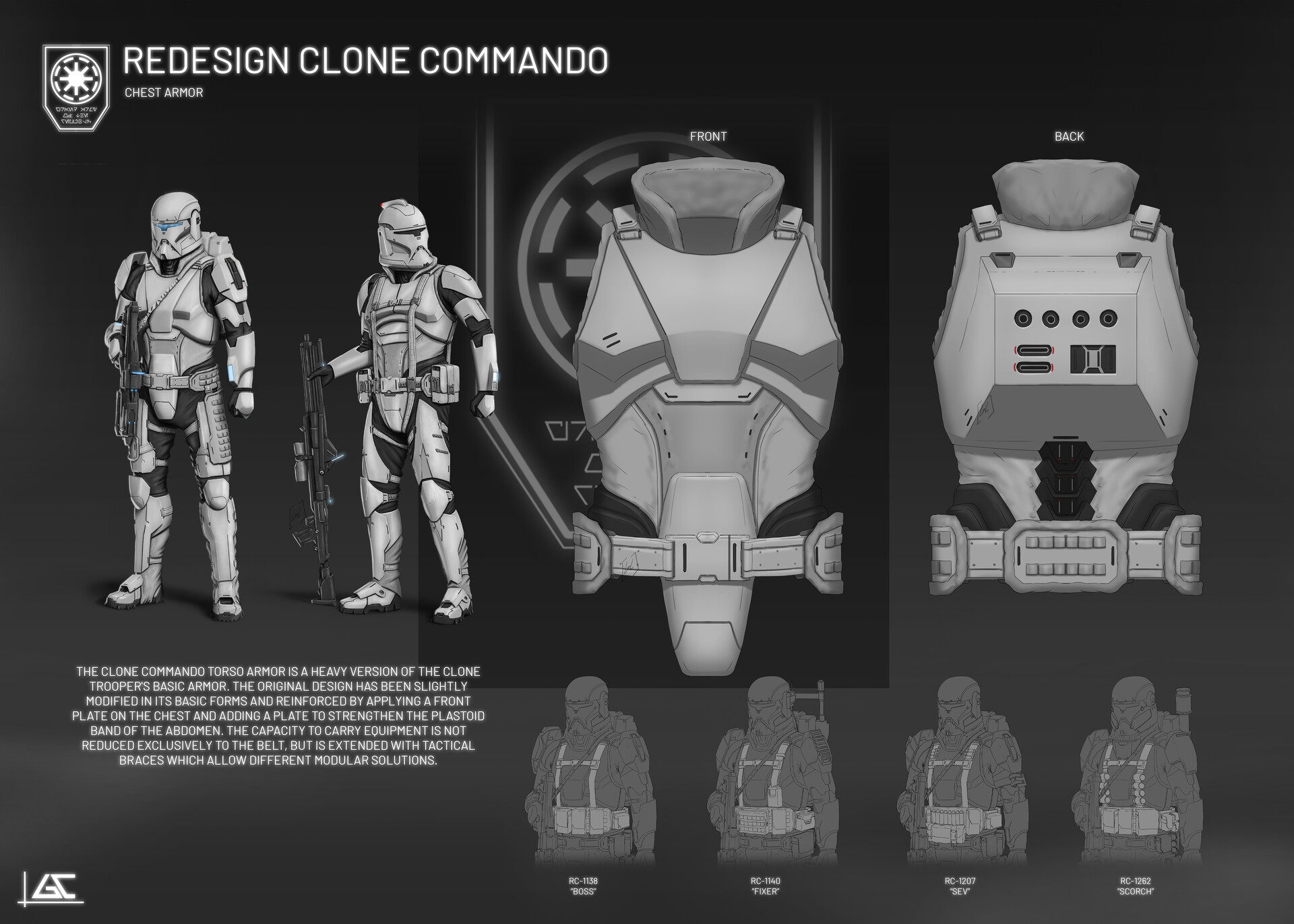 Giuseppe Caridi - STAR WARS - CLONE COMMANDO REDESIGN CONCEPT