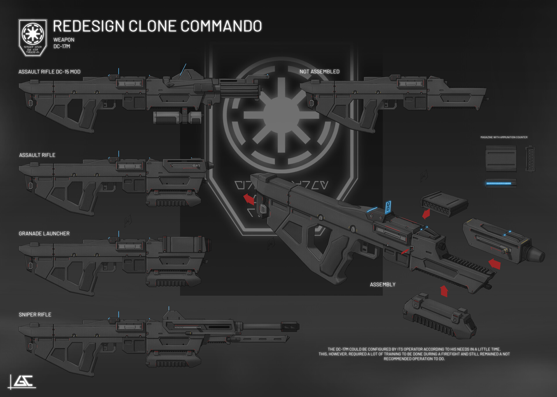 Giuseppe Caridi - STAR WARS - CLONE COMMANDO REDESIGN CONCEPT