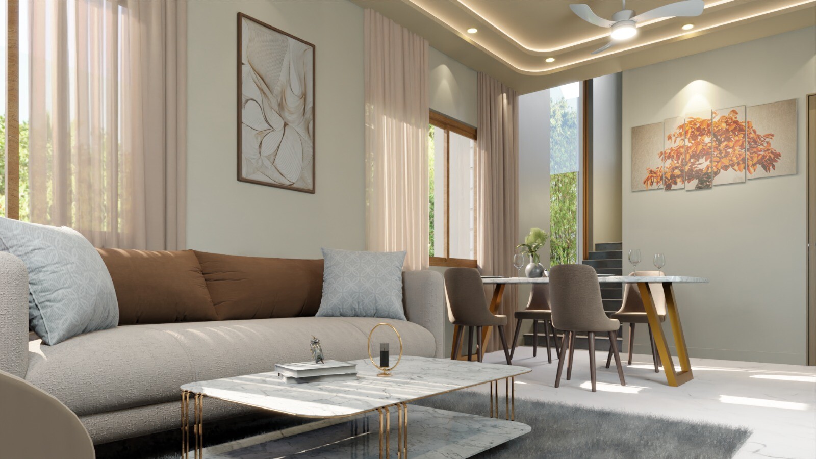 ArtStation - interior lighting & Modeling