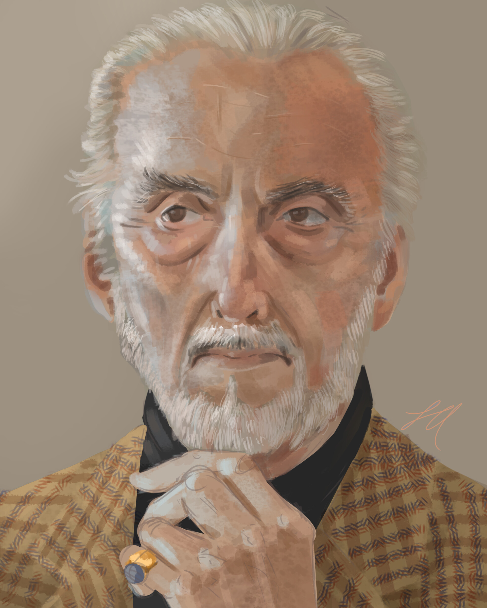 ArtStation - Sir Christopher Lee