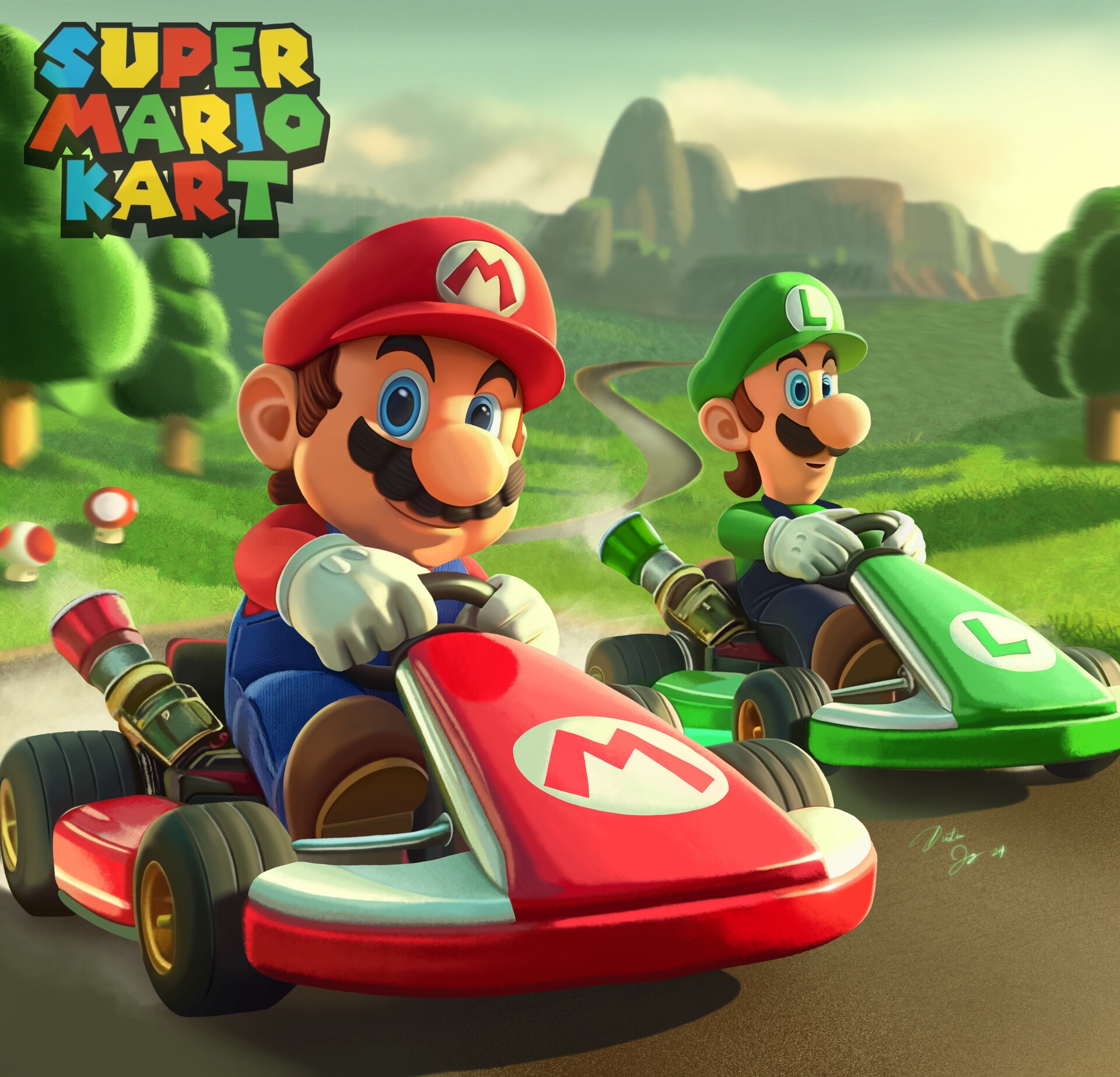 ArtStation - Mario Kart Bros ArtStation - Mario Kart Bros
