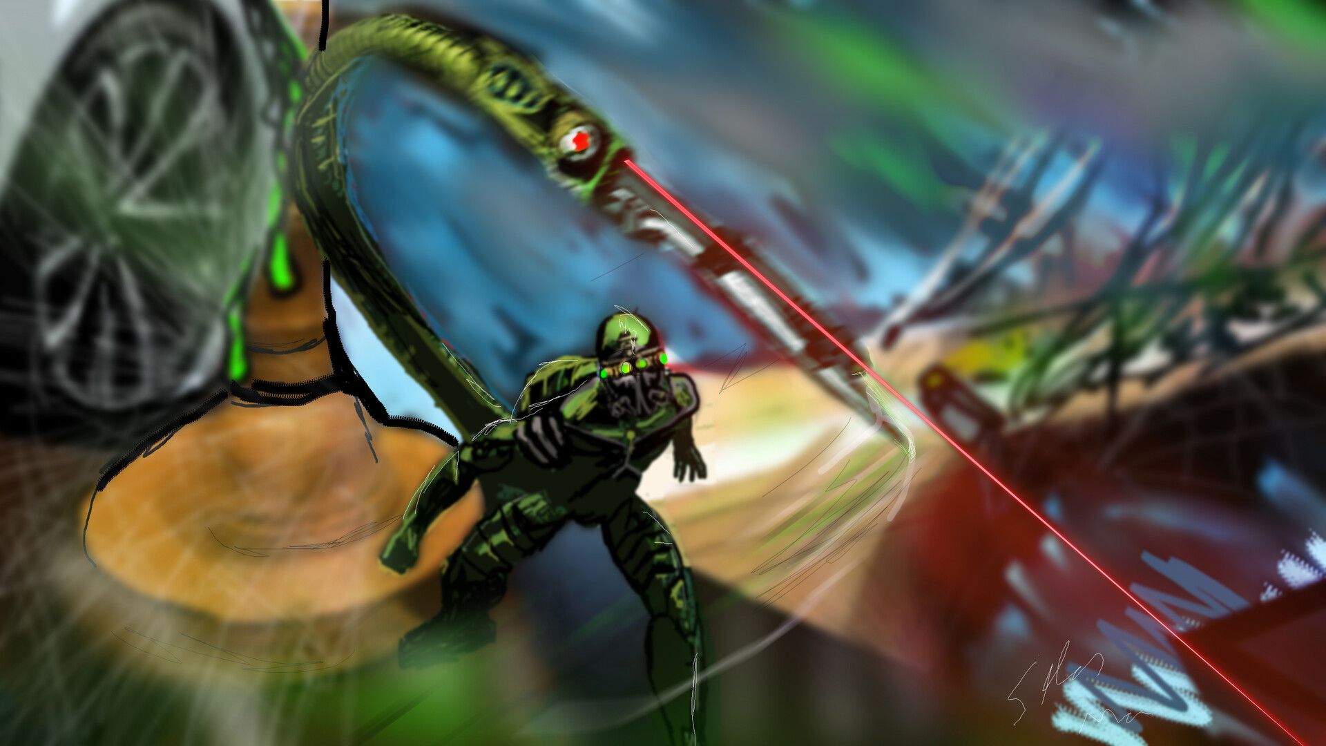 ArtStation - Scorpion marvel