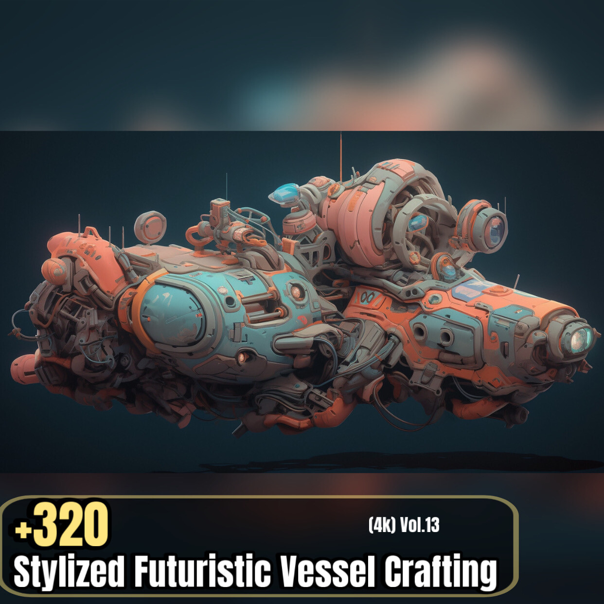 ArtStation - +320 Stylized Futuristic Vessel Crafting Concept (4k)