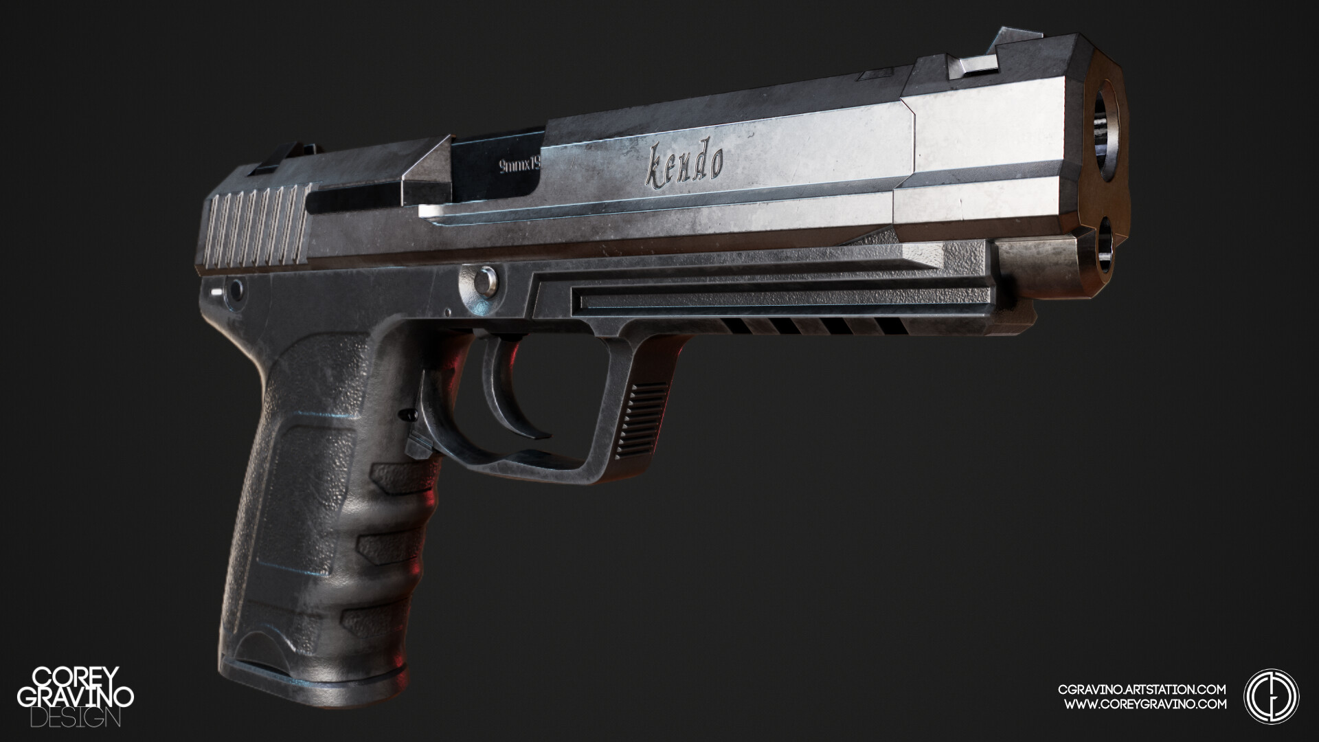 Corey Gravino - SG-09 R - "Silver Ghost" Pistol