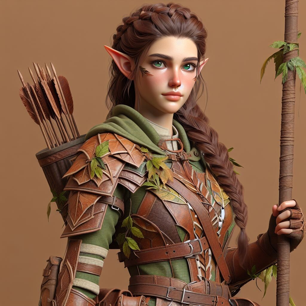ArtStation - Forest Lady Elves