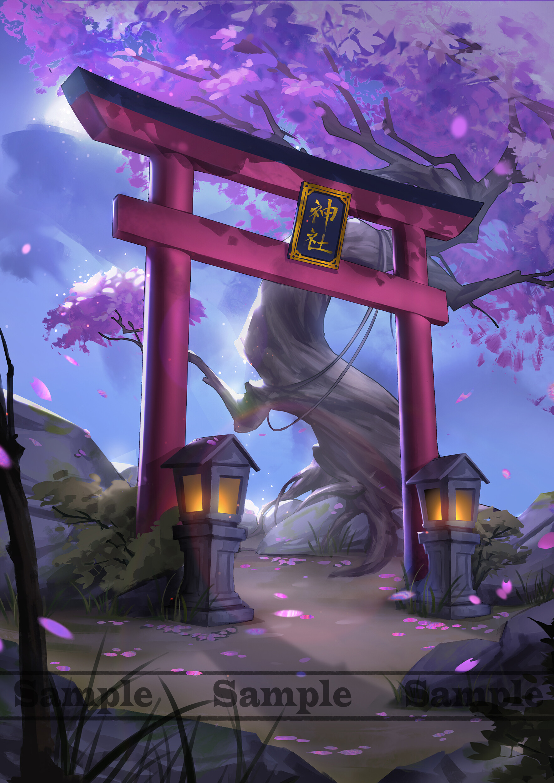 ArtStation - Commission Background1 2022