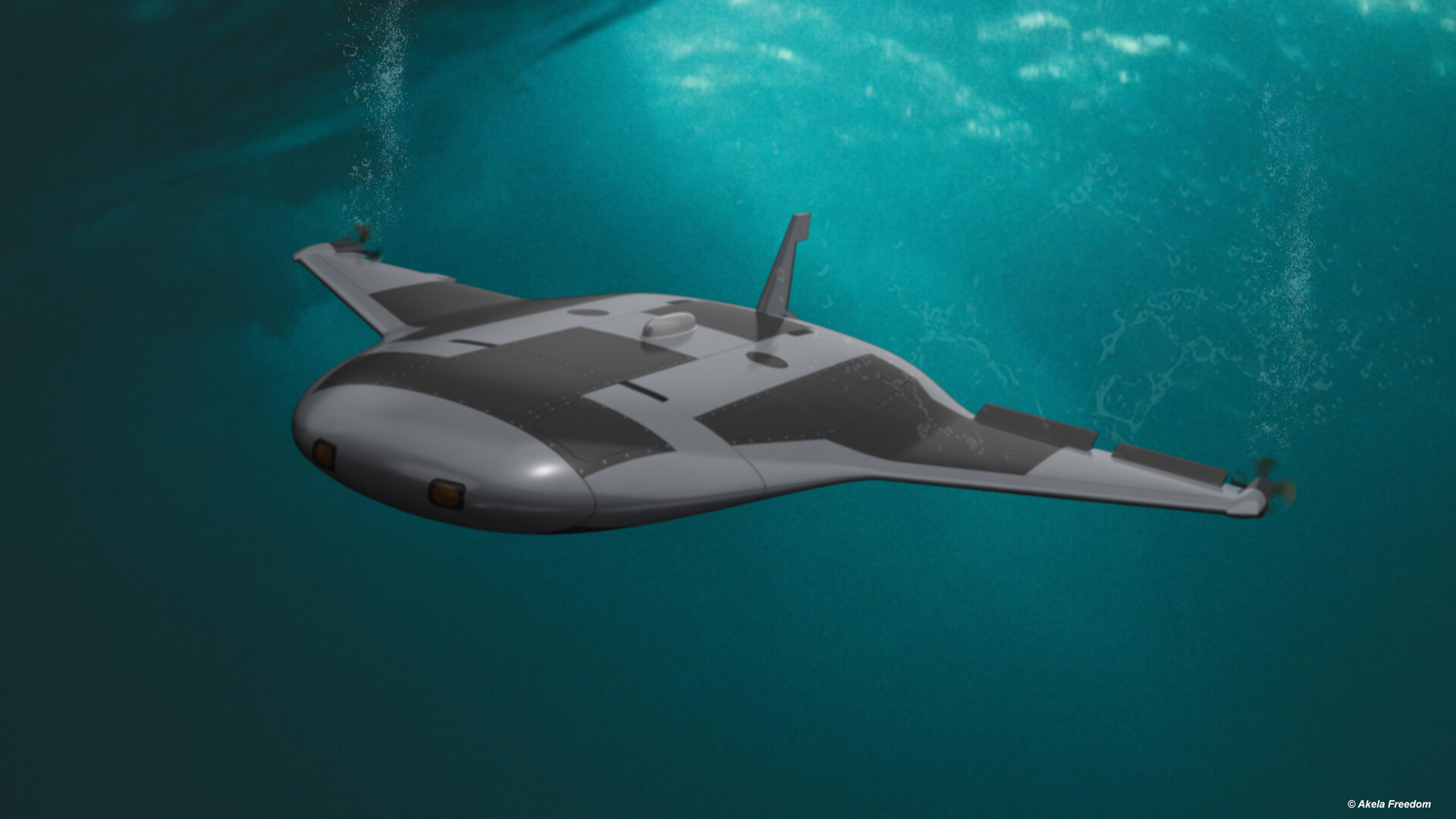 ArtStation - Manta Ray UUV