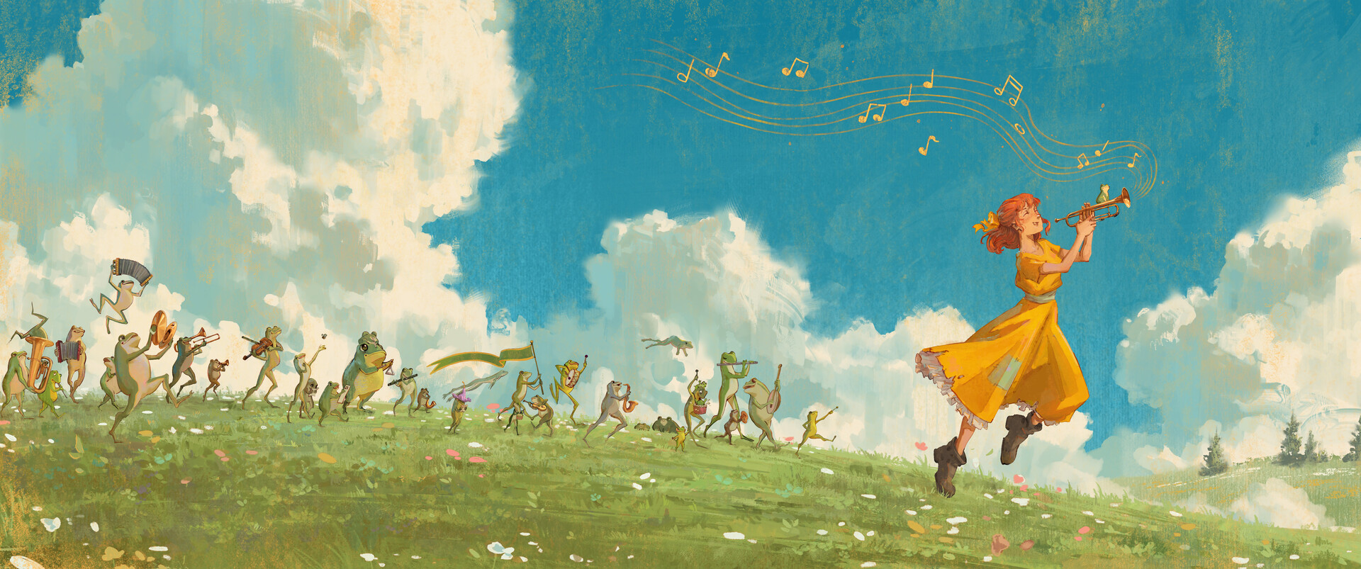 ArtStation - The Frog Parade