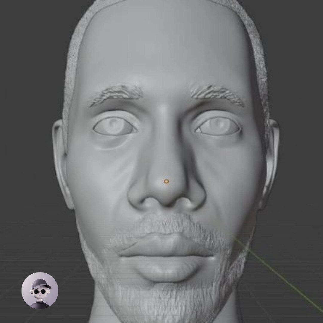 ArtStation - Realistic 3d head sculpt