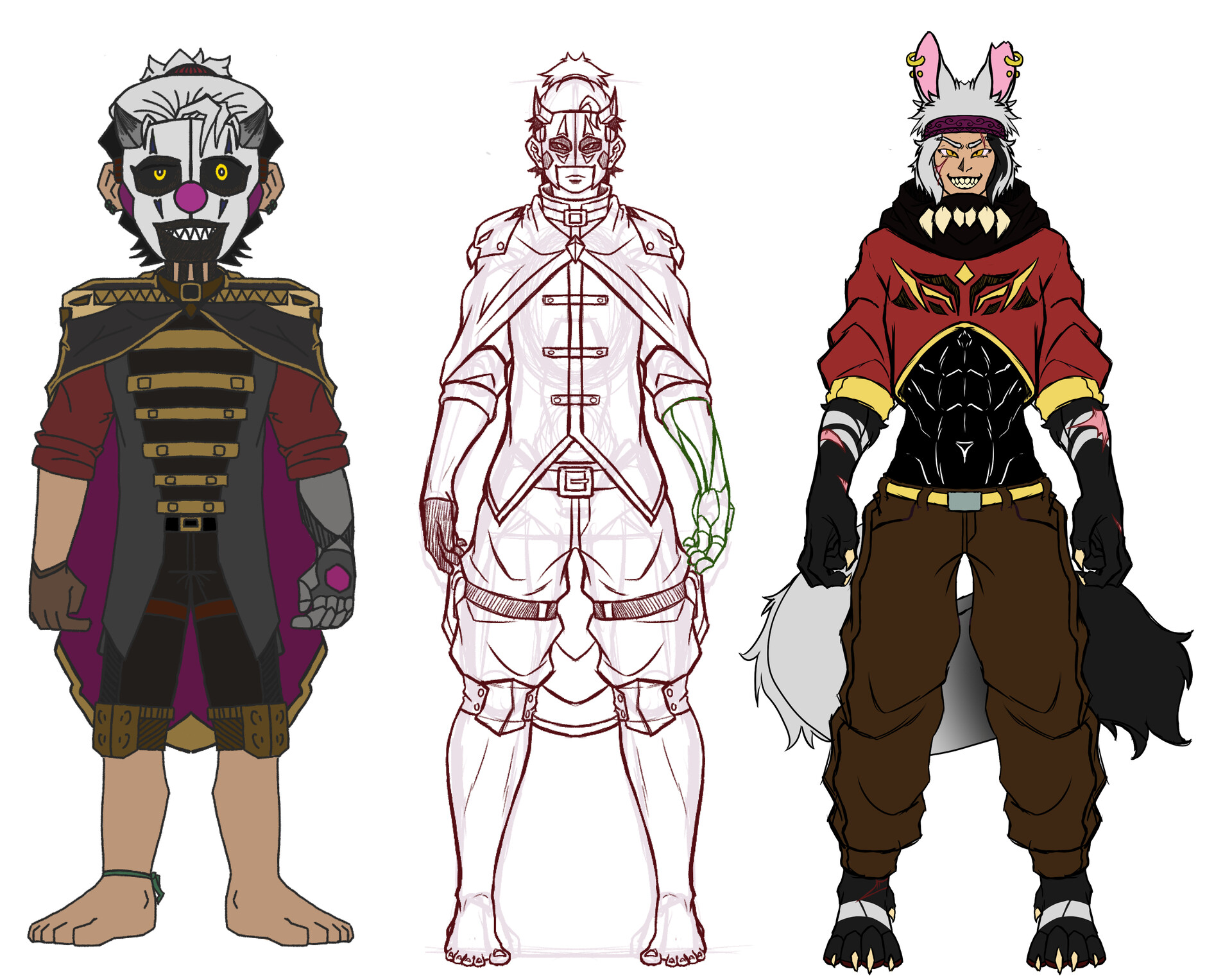 ArtStation - character design sketches