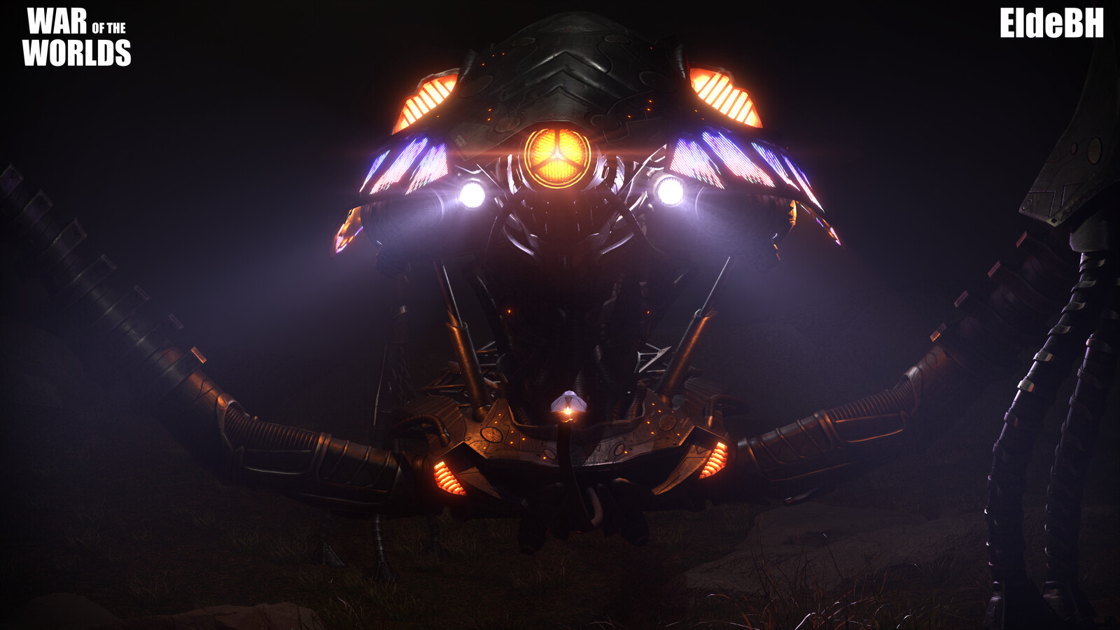 Floris van de Wetering - War of the Worlds Alternate Tripod Design