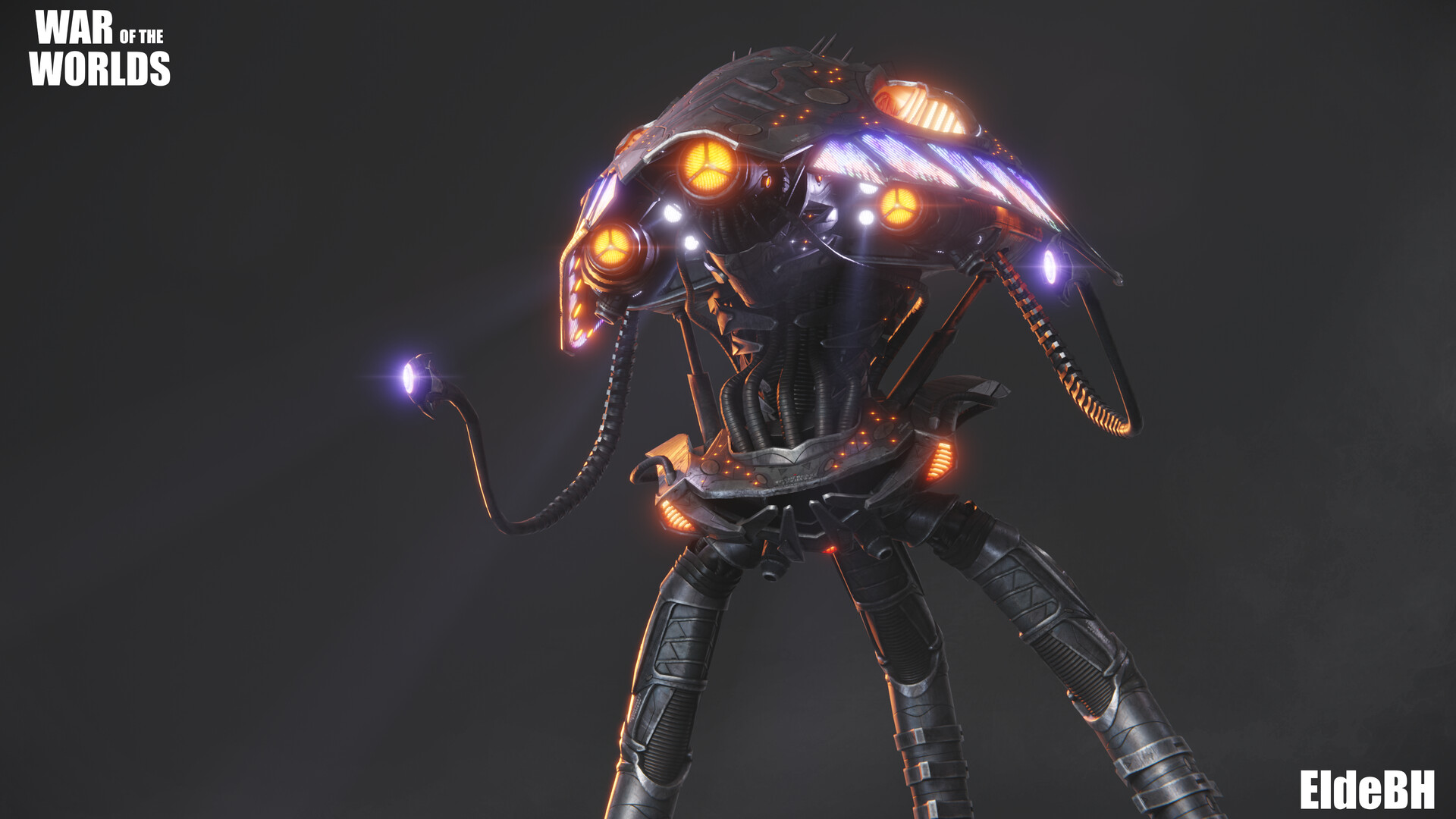 Floris van de Wetering - War of the Worlds Alternate Tripod Design