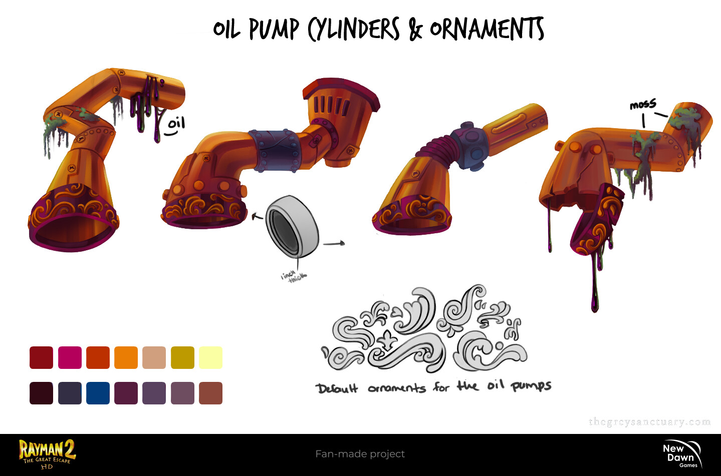 Jessa Otero - Rayman 2 Remake - Prop and Interior Designs