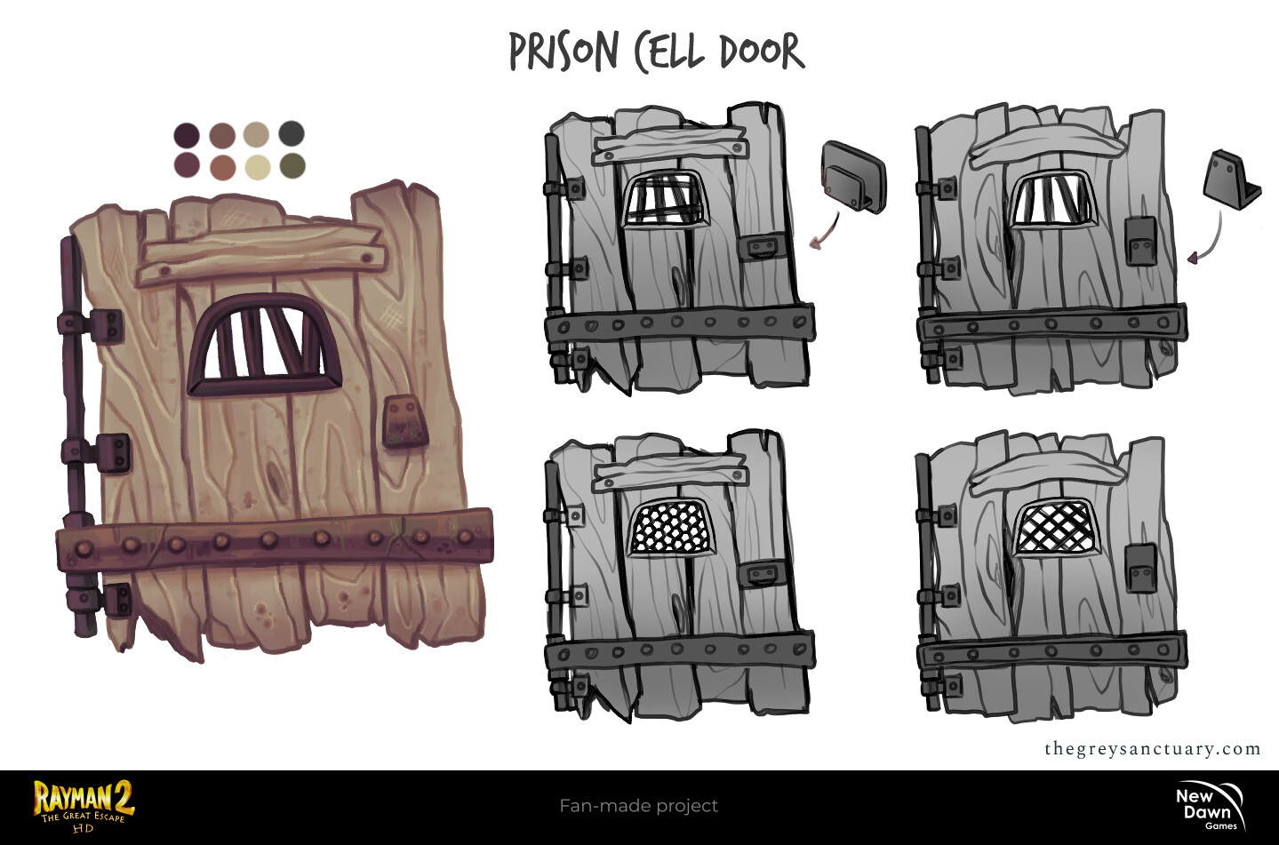Jessa Otero - Rayman 2 Remake - Prop and Interior Designs