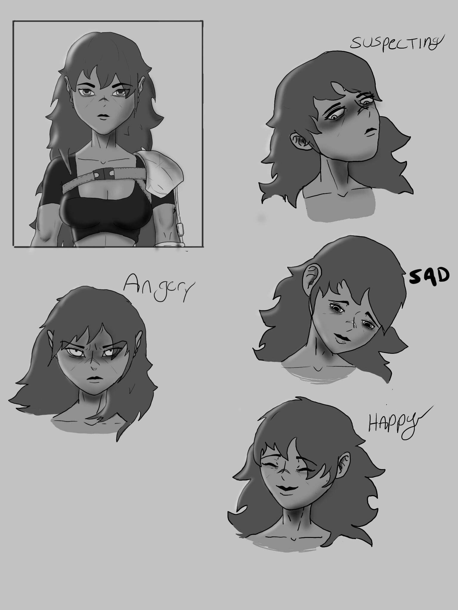 ArtStation - Facial Expression Composition