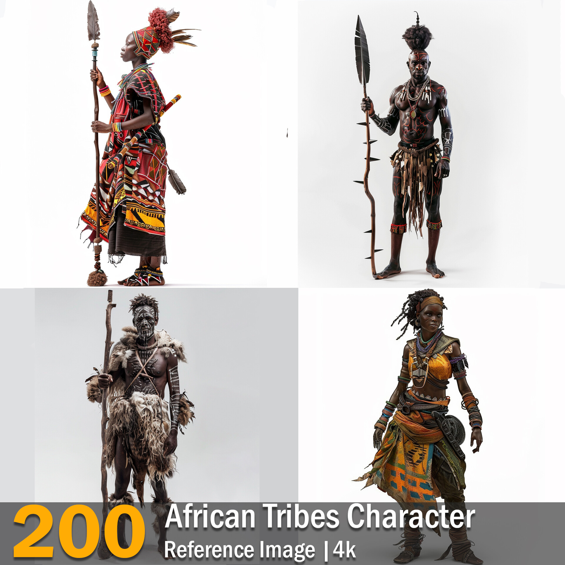 ArtStation - African Tribes Character | Reference Images | 4K