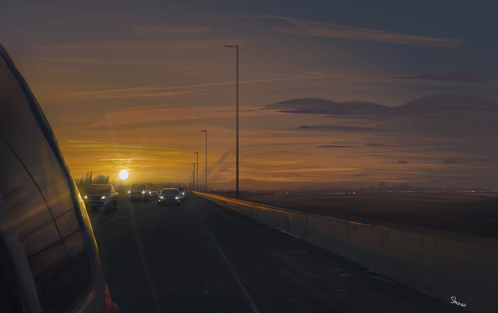 ArtStation - Sunset Highway
