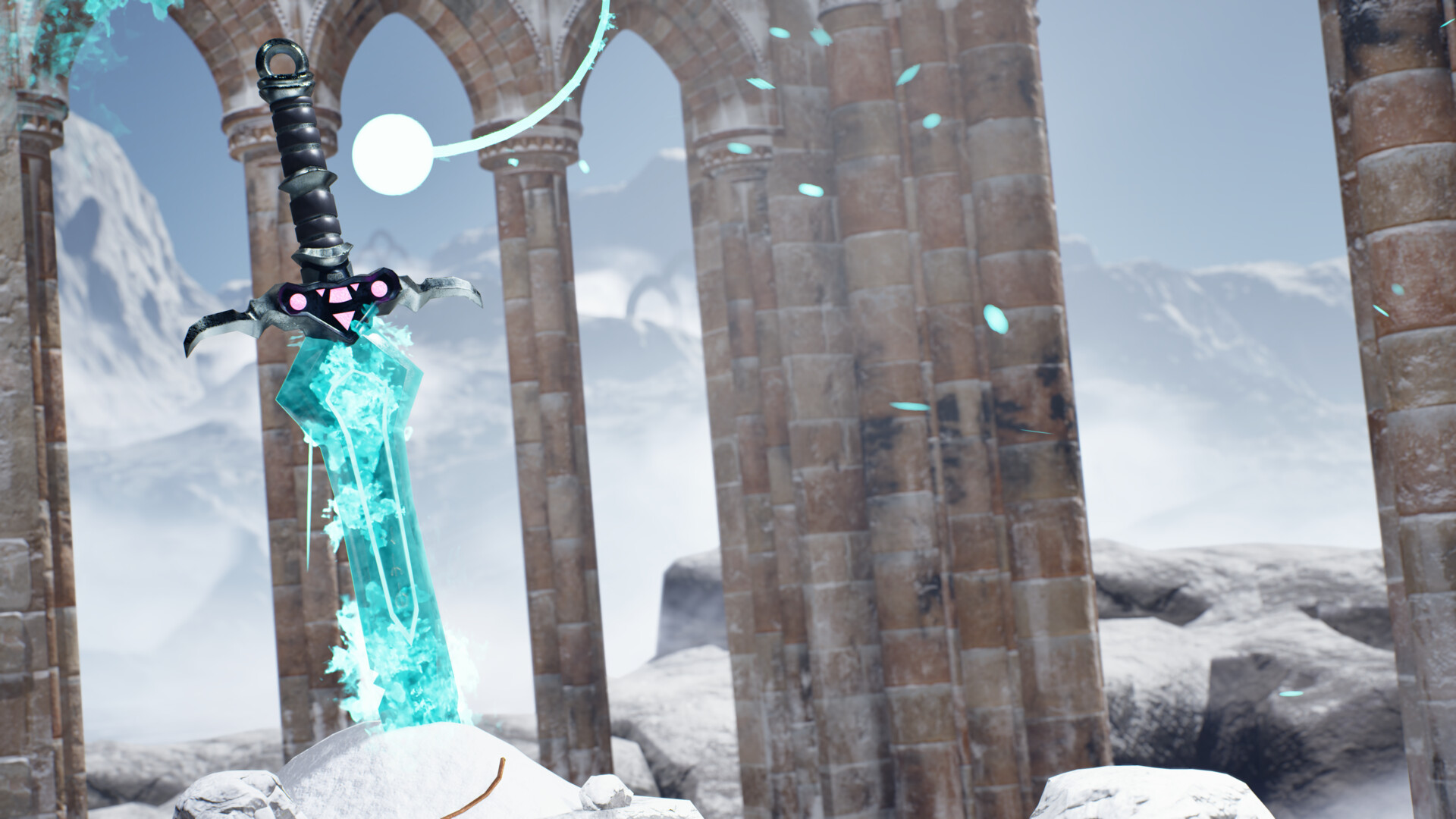 ArtStation - Frost Fire Sword (2D Concept by Mauricio Carrasco)