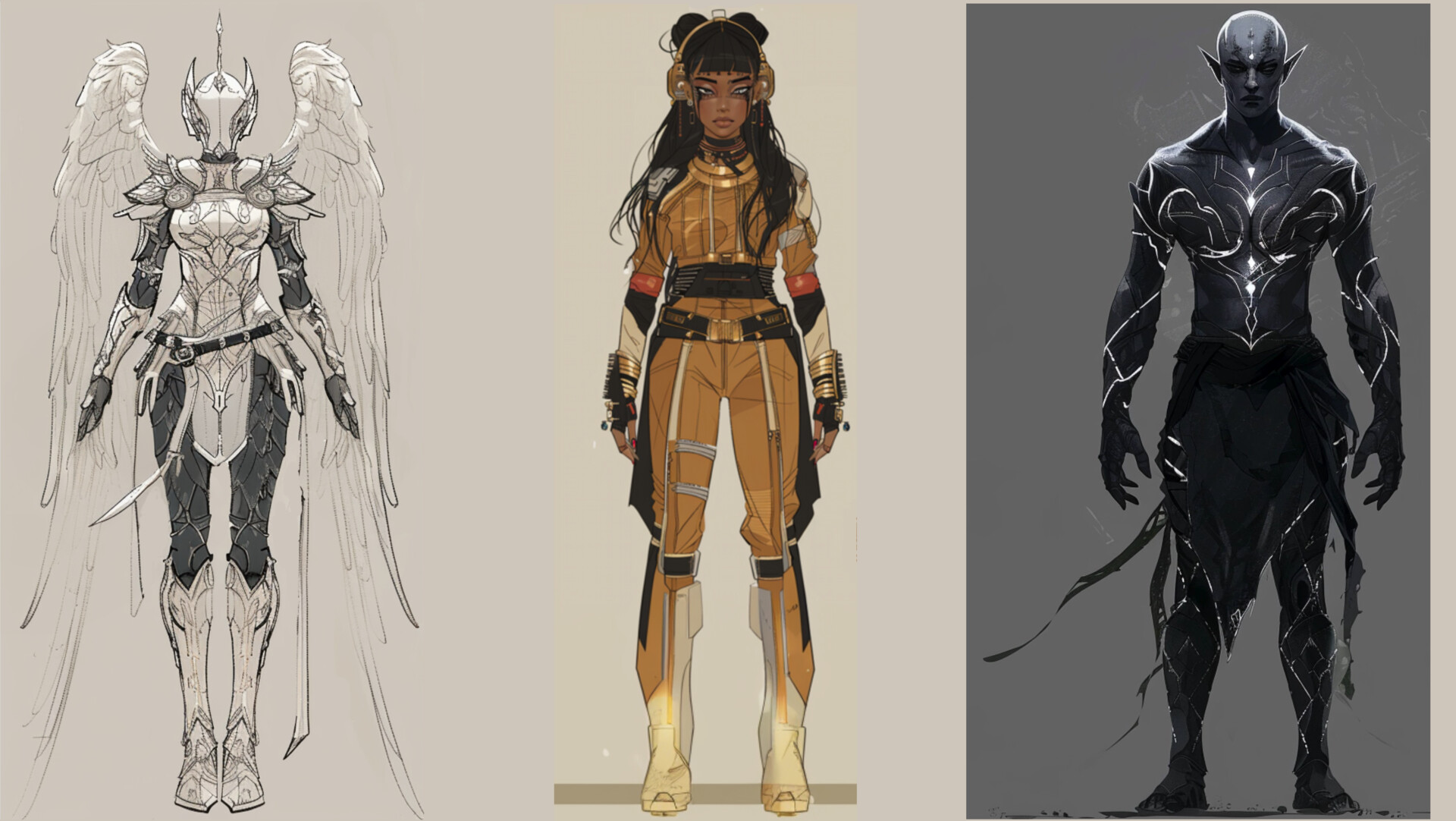 ArtStation - Dissertation Character Concepts (AI)