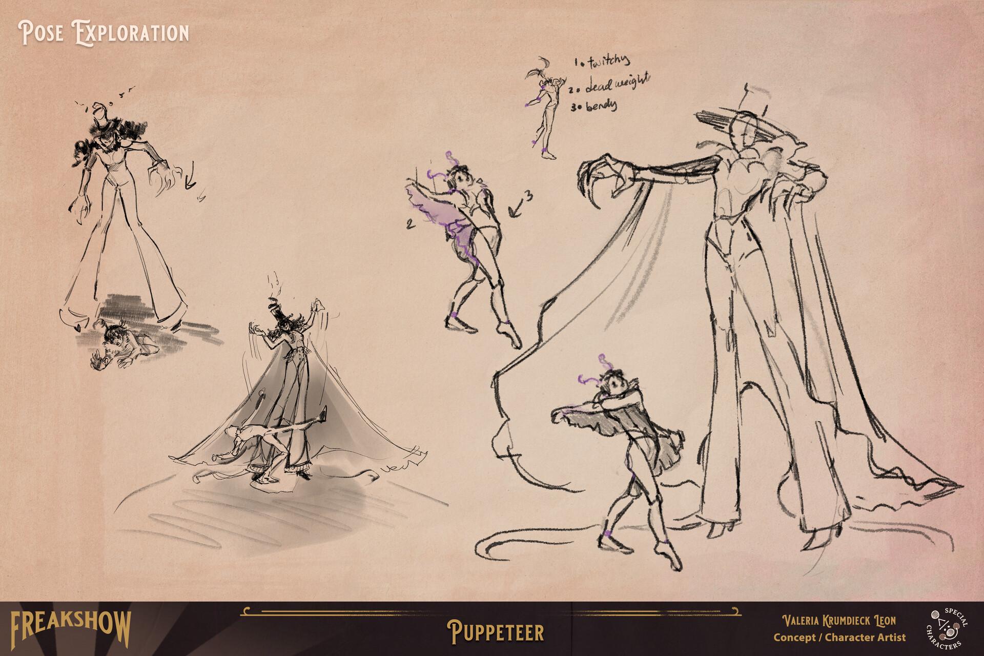 Valeria Krumdieck - Puppeteer - Freakshow