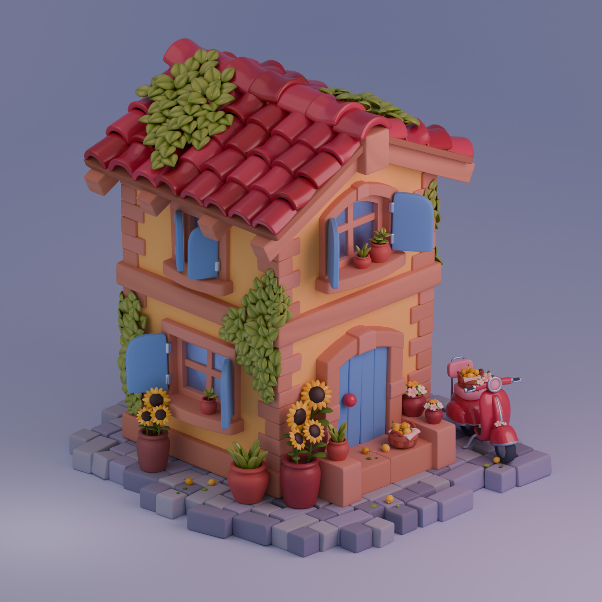 ArtStation - Italian House