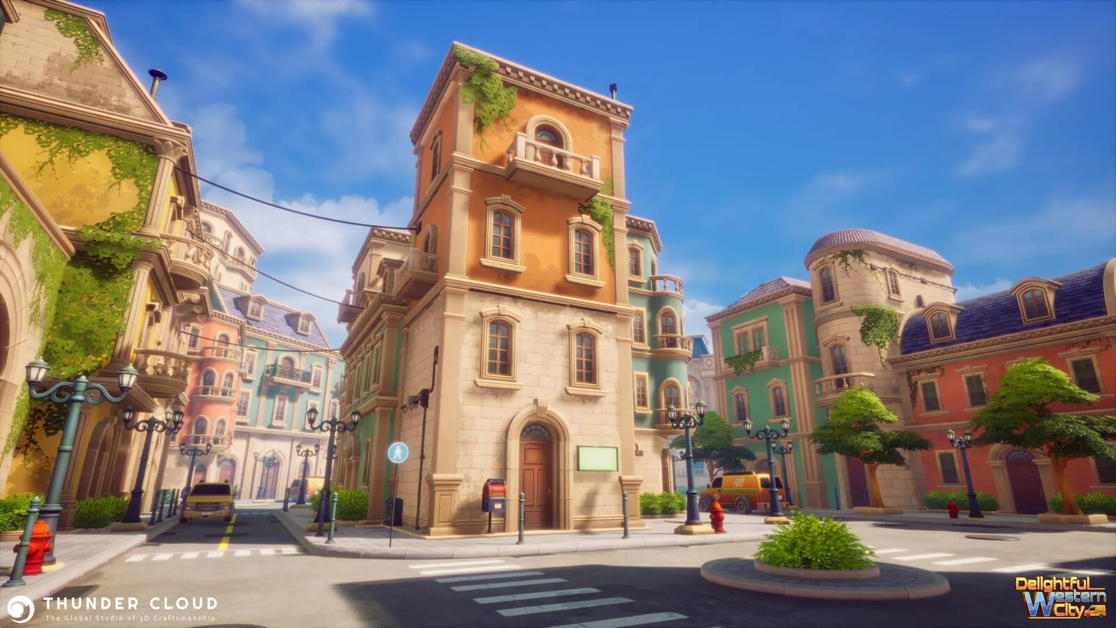 Thunder Cloud Studio - Stylized PBR 3D Environment - Delightful Western ...