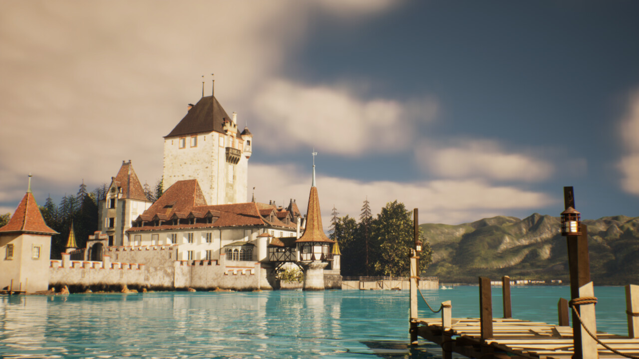 ArtStation - CASTLE/ISLAND