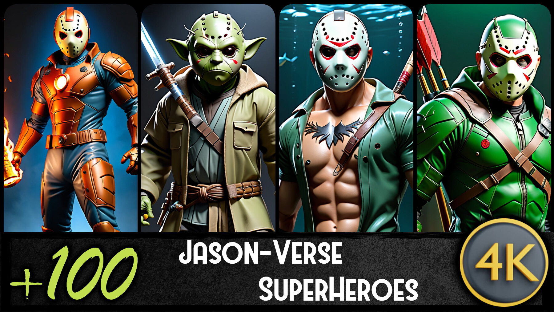 ArtStation - 100 Jason-Verse SuperHeroes | Full Body | 4K