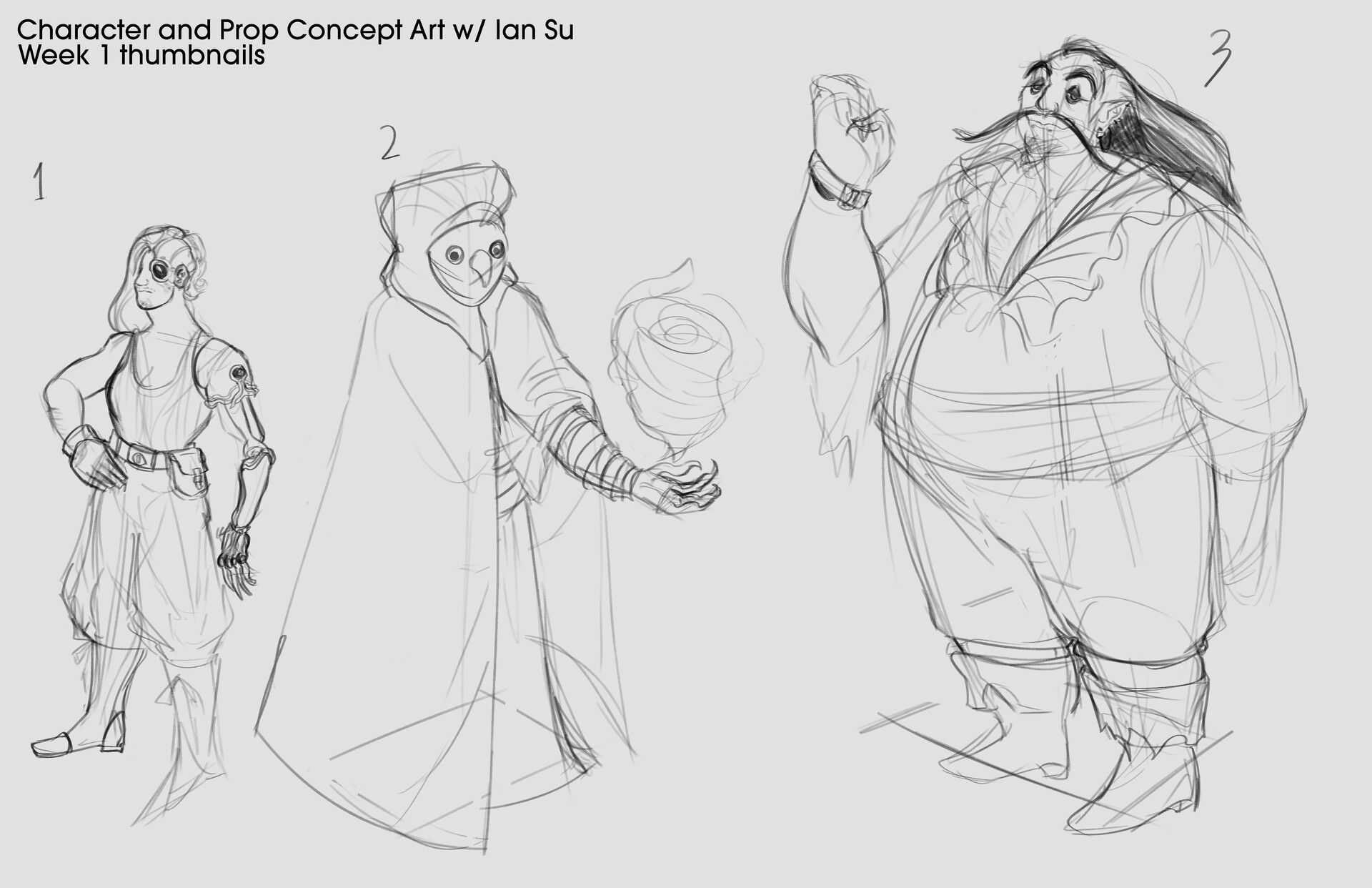 ArtStation - Character Design roughs (early 2024)