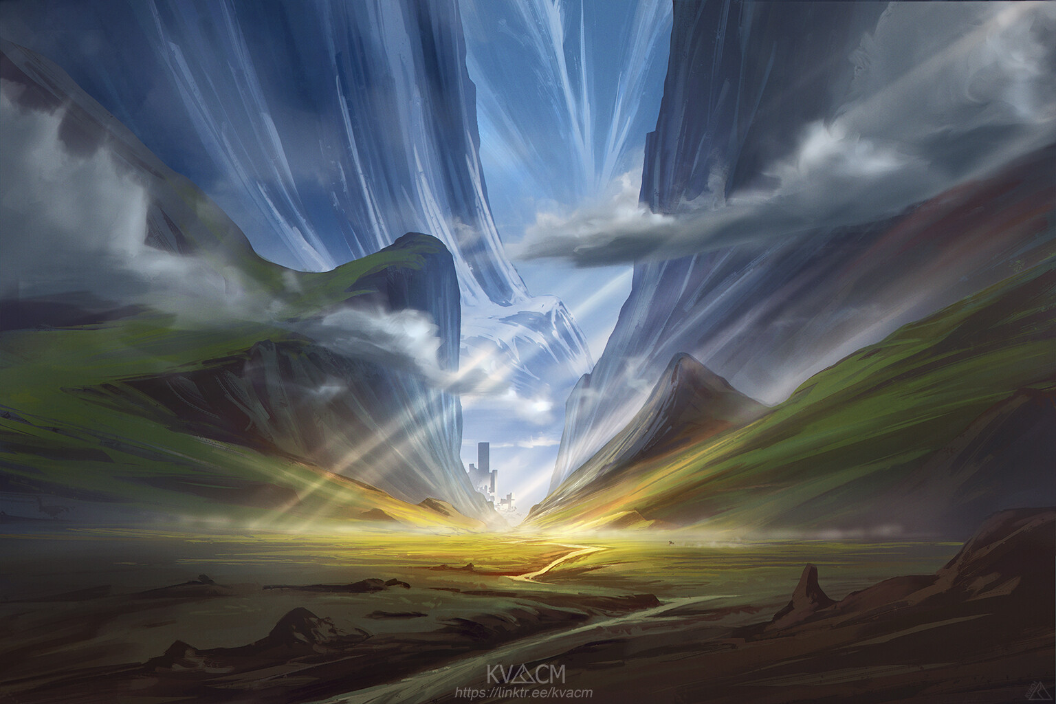 ArtStation - Deep Mountain Pass