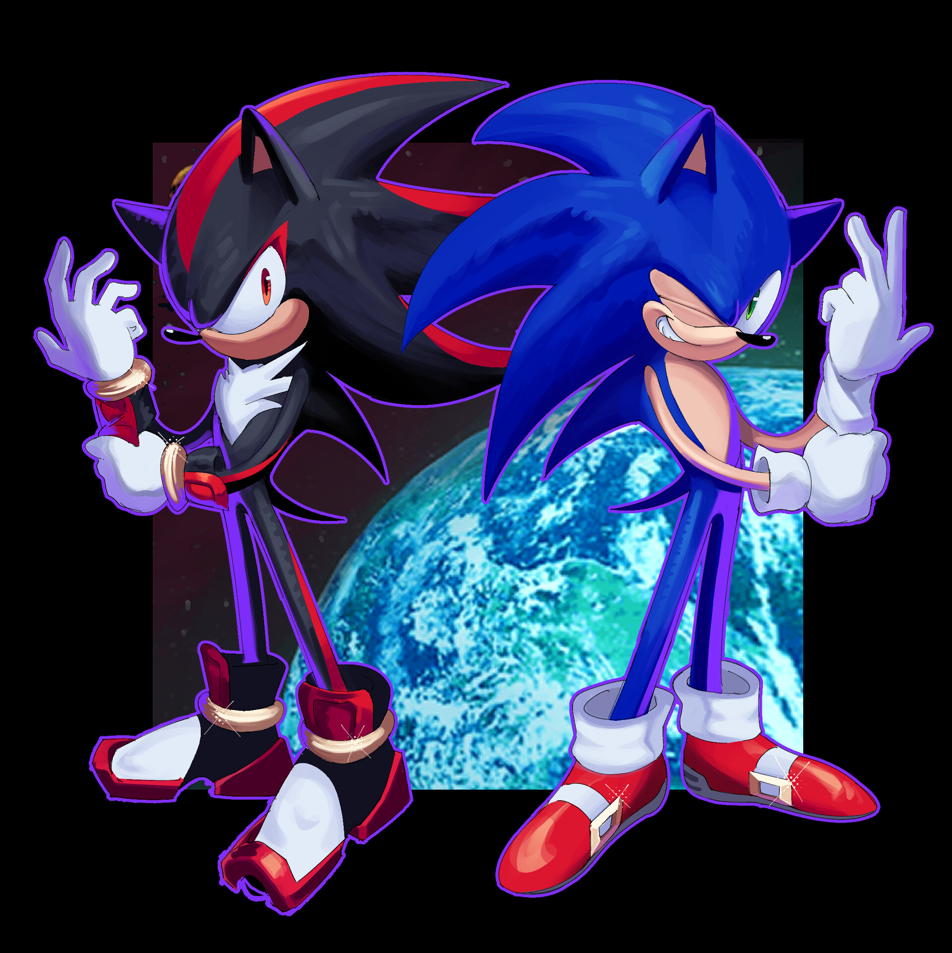 ArtStation - Sonic X Shadow