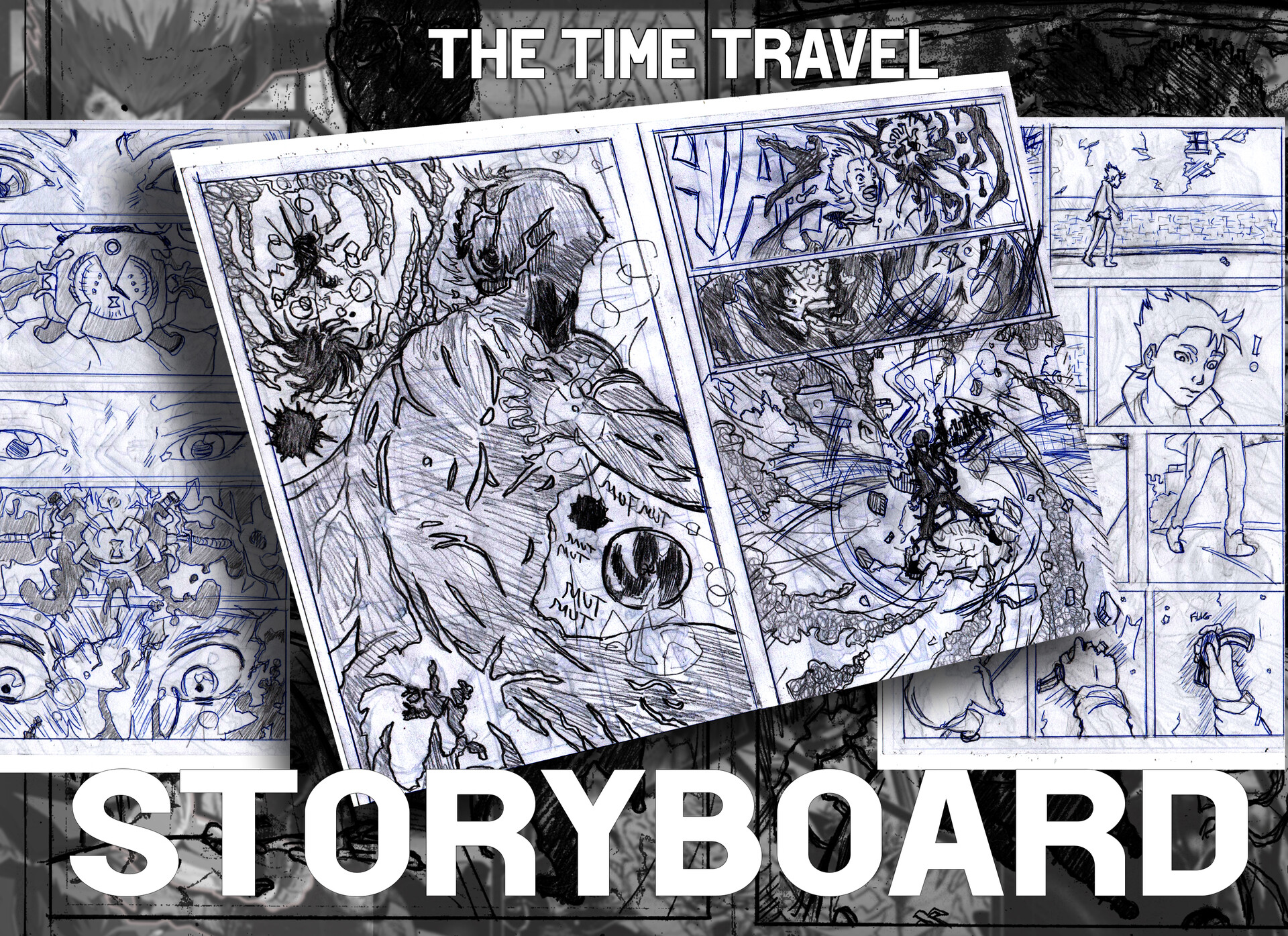 ArtStation - StoryBoard - The Time Travel