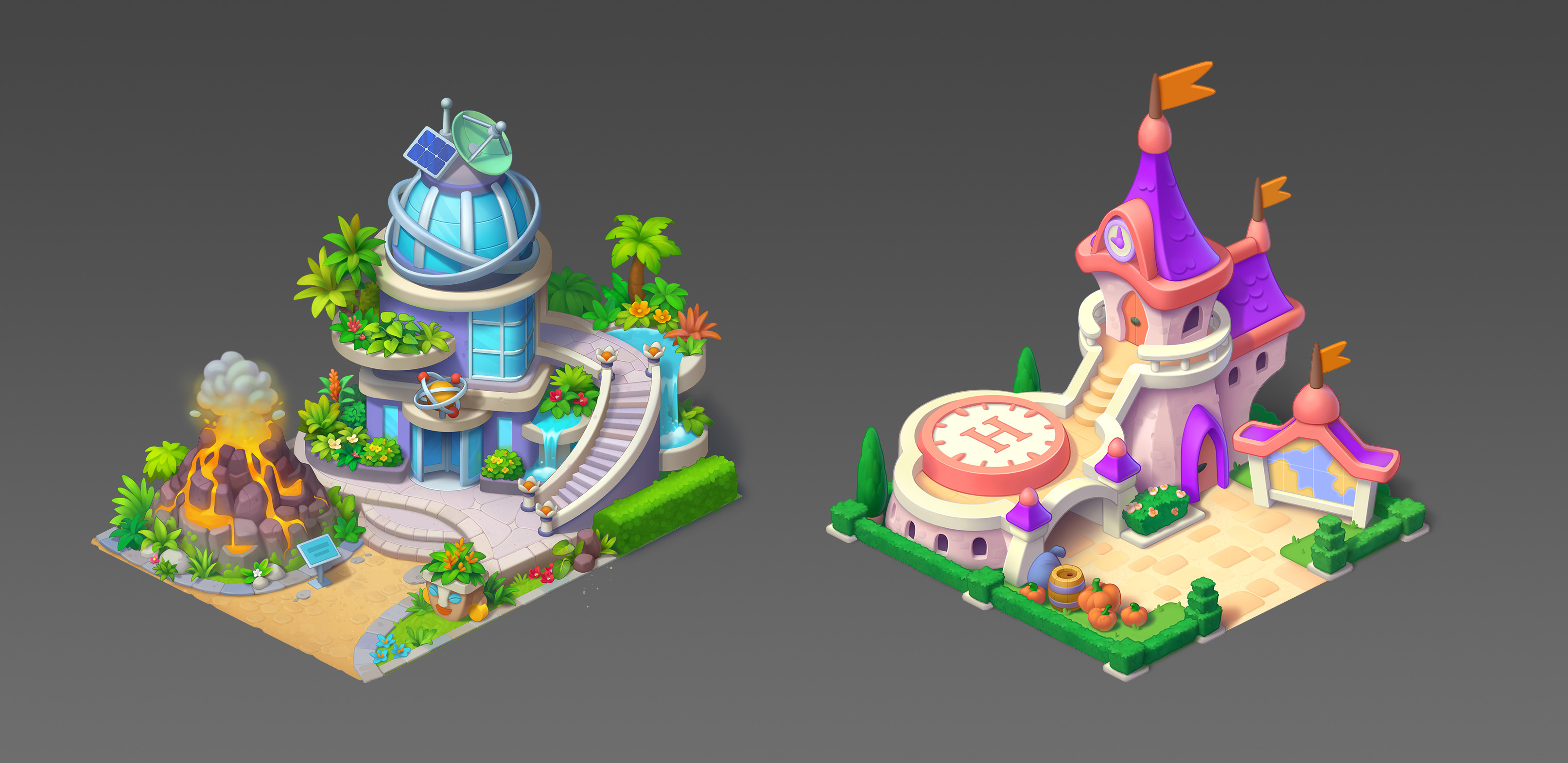 Playrix Games - Game objects