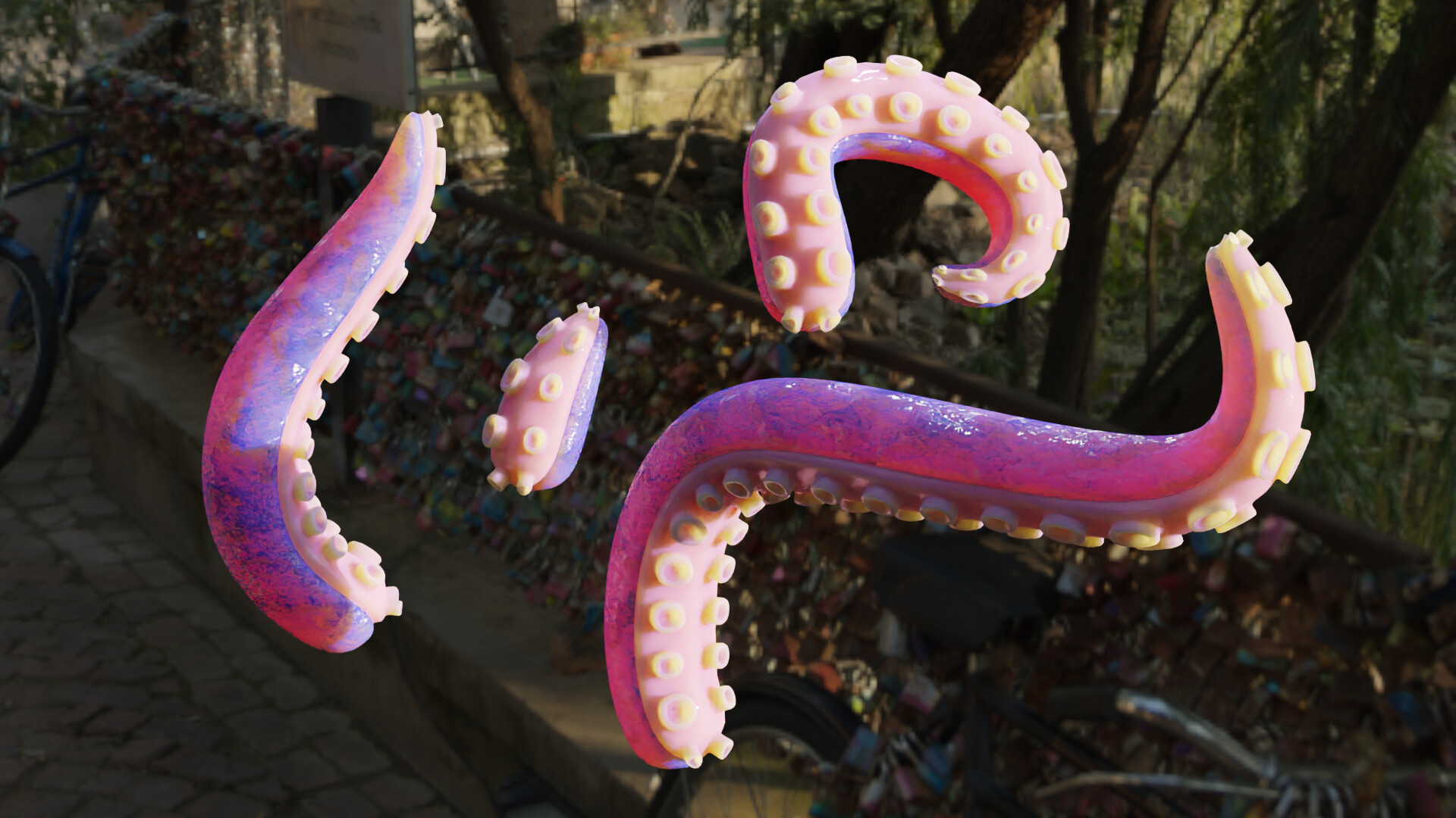 ArtStation - Procedural tentacles - exercise