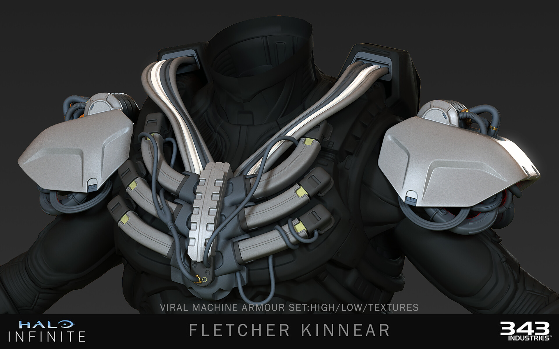 Fletcher Kinnear - Halo Infinite: Viral Machine Armour Set