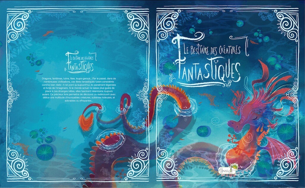ArtStation - Cover of The bestiary of fantastic creatures