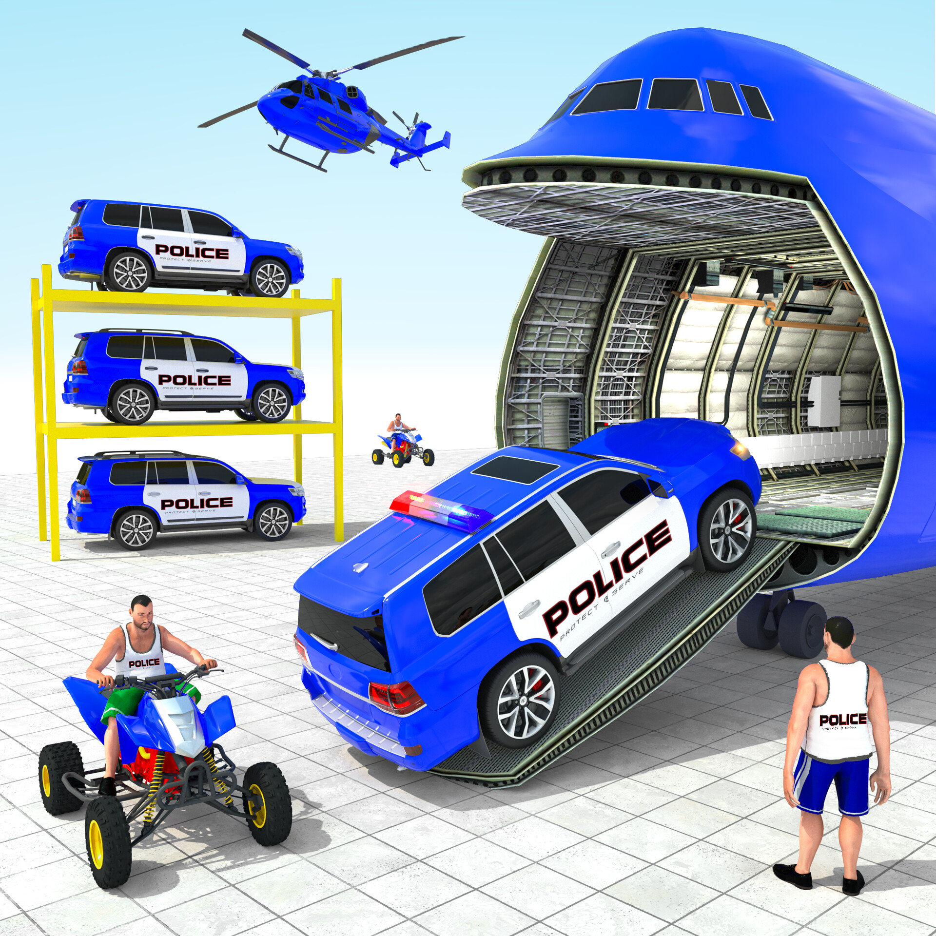 ArtStation - Police Car Transport