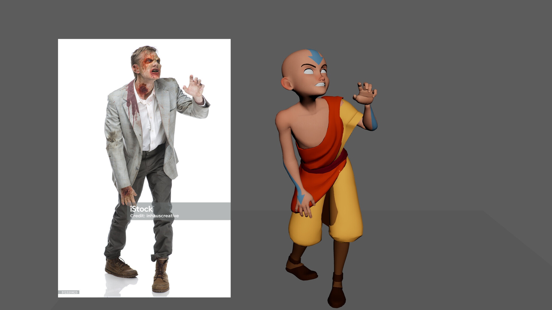 ArtStation - Zombie pose